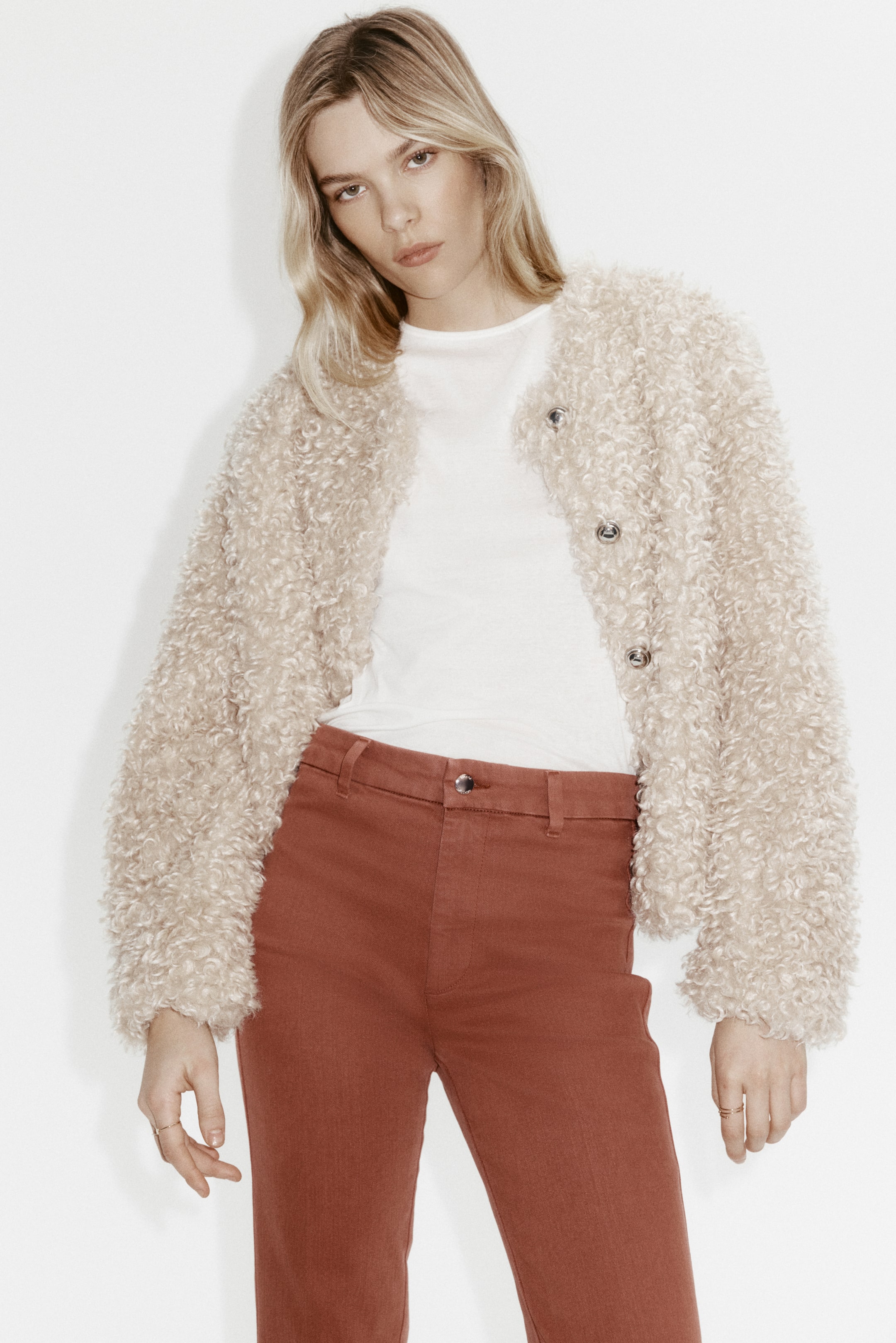 Women's Dark orange Flared High Jeans | H&M CA