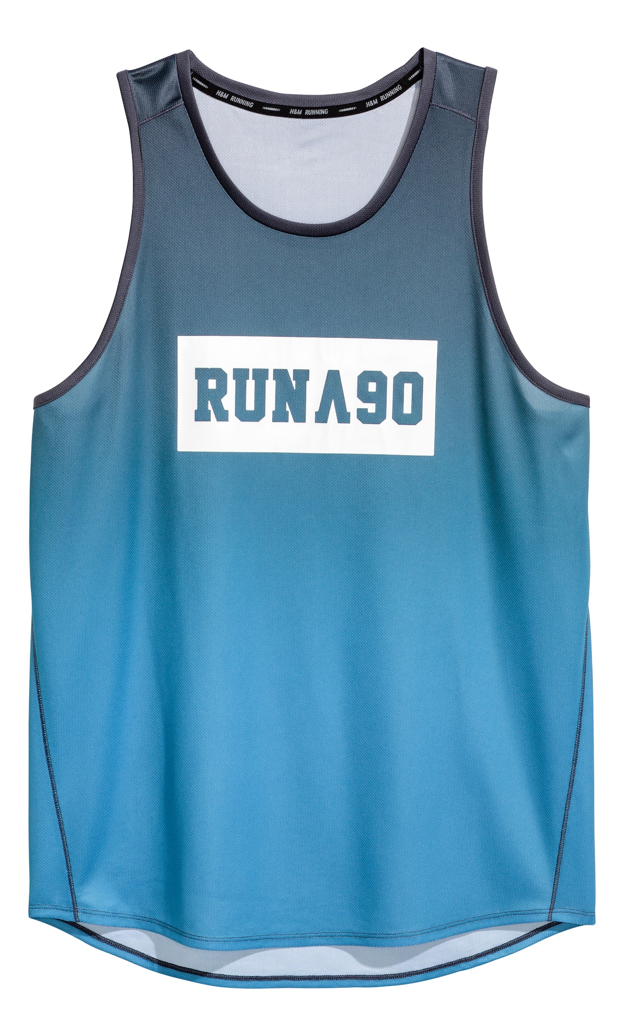 Running vest top Regular Fit - Sleeveless - Dark turquoise - Men | H&M GB