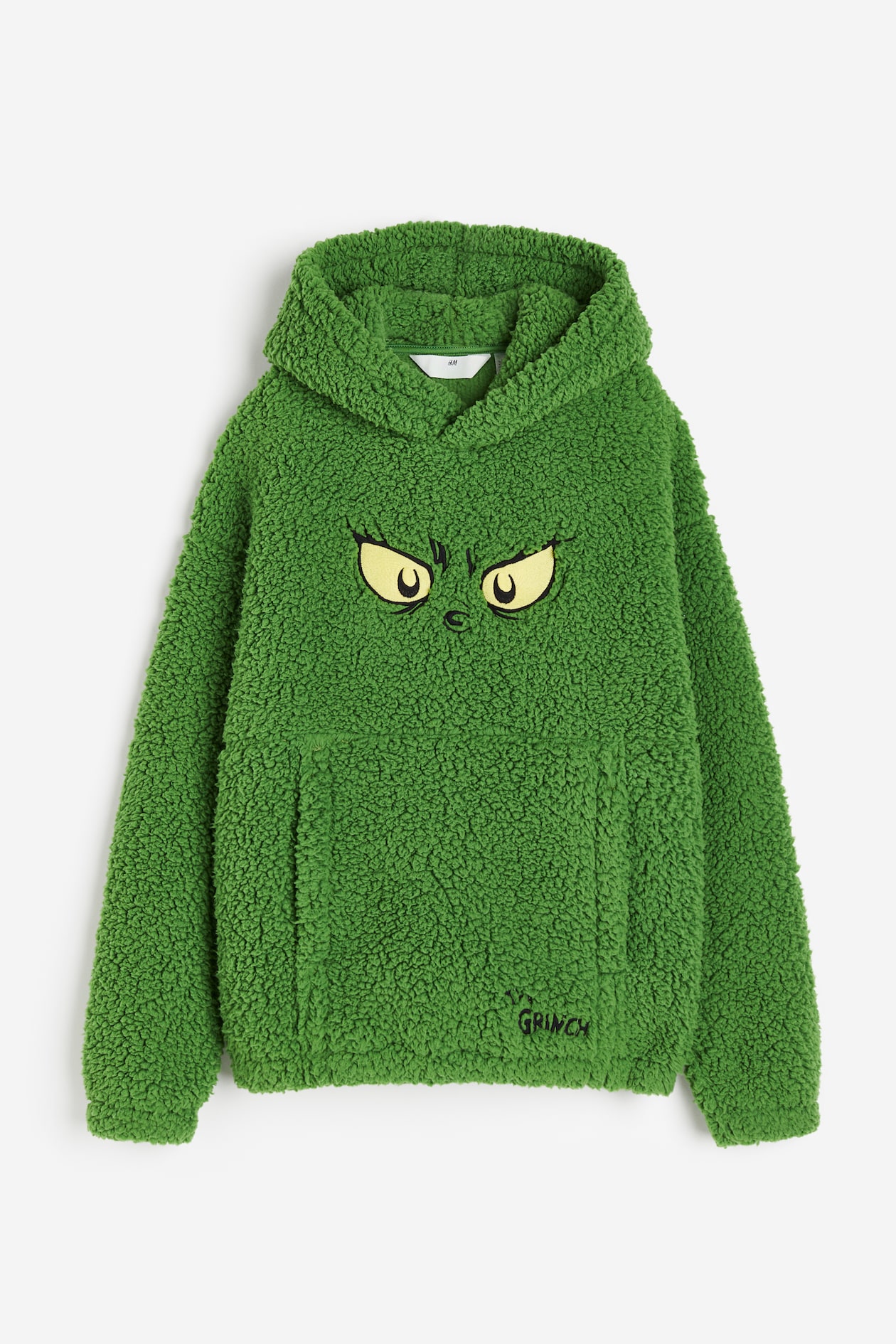 Hoodie en tissu peluche - Vert/Le Grinch - ENFANT | H&M FR