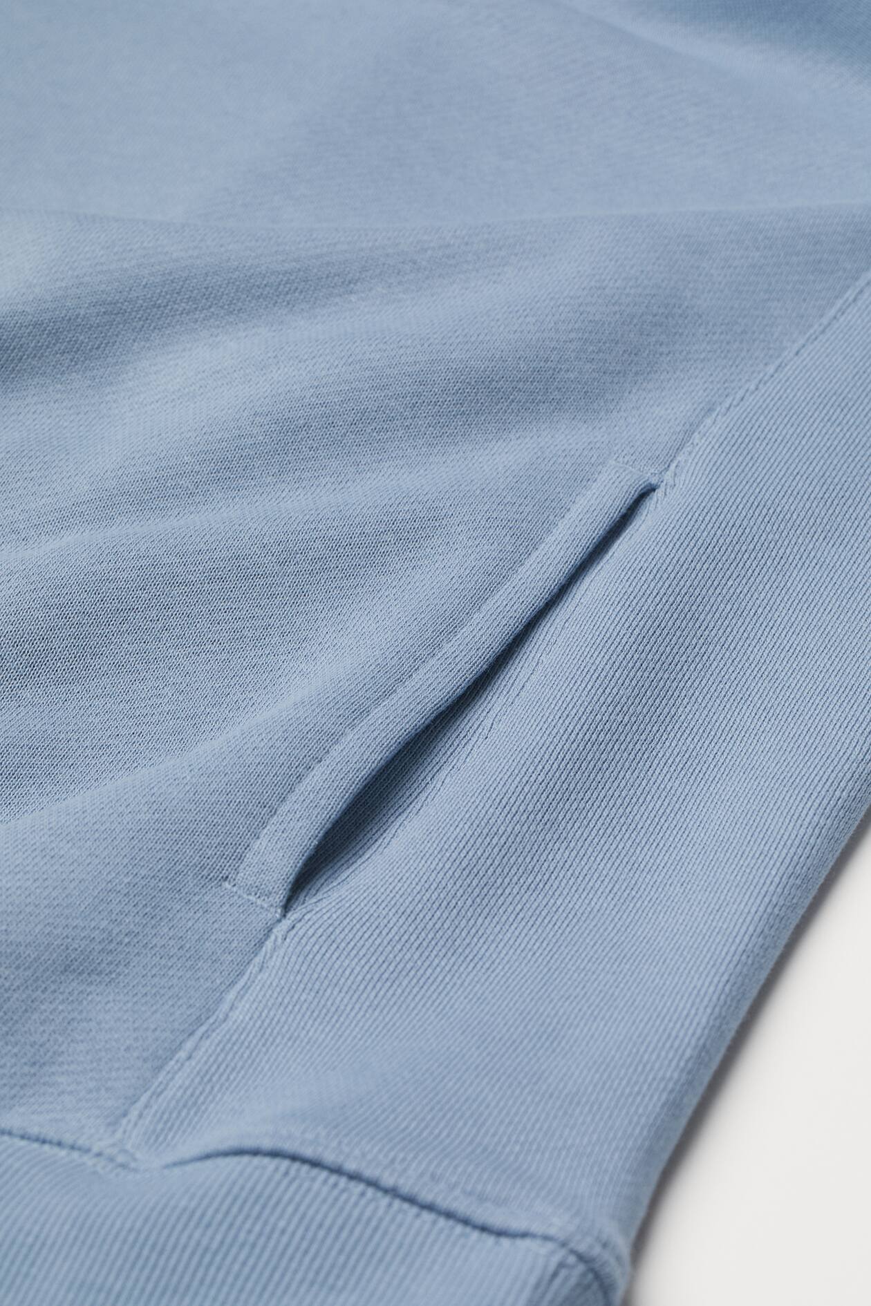 Regular Fit Hoodie - Long sleeve - Regular length - Light blue - Men ...