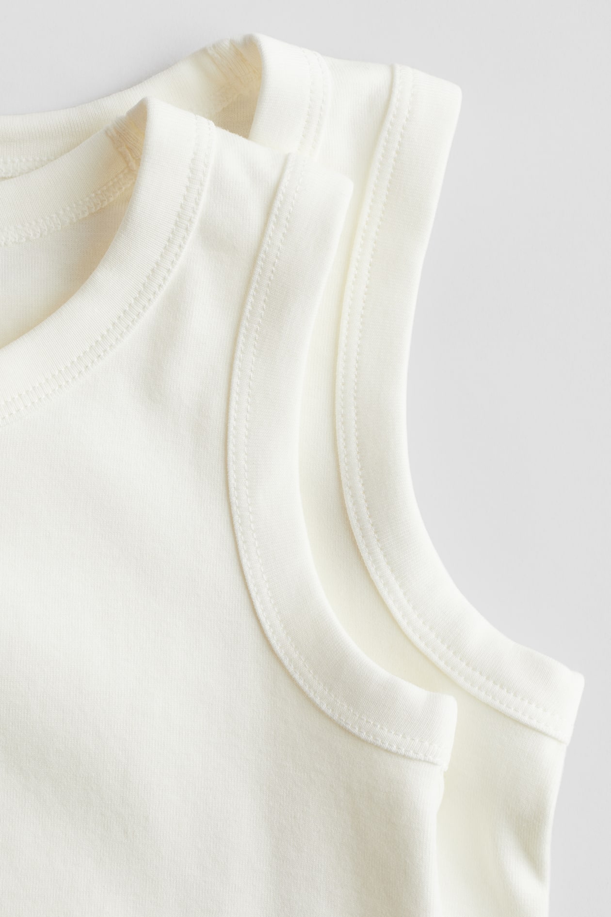 2-pack Cotton Tank Tops - White - Kids | H&M US