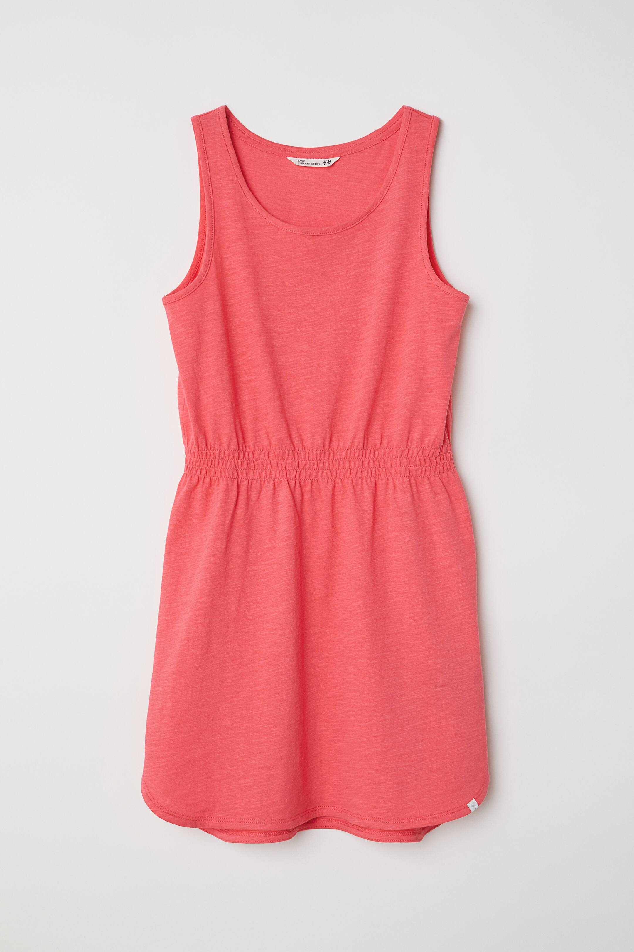 Sleeveless Jersey Dress - Raspberry red - Kids | H&M US