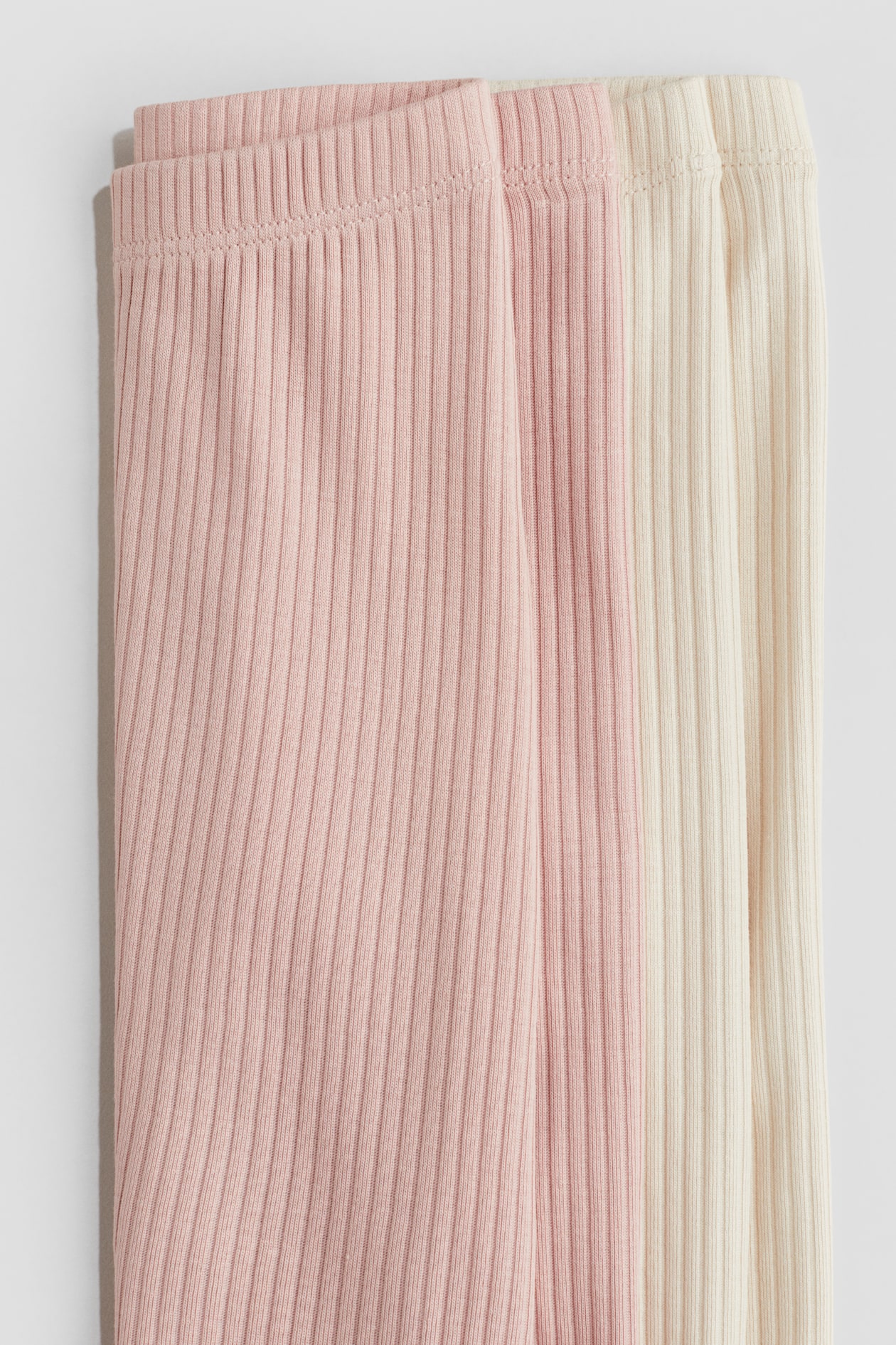 Light dusty pink/beige 2-pack Leggings for kids | H&M CA