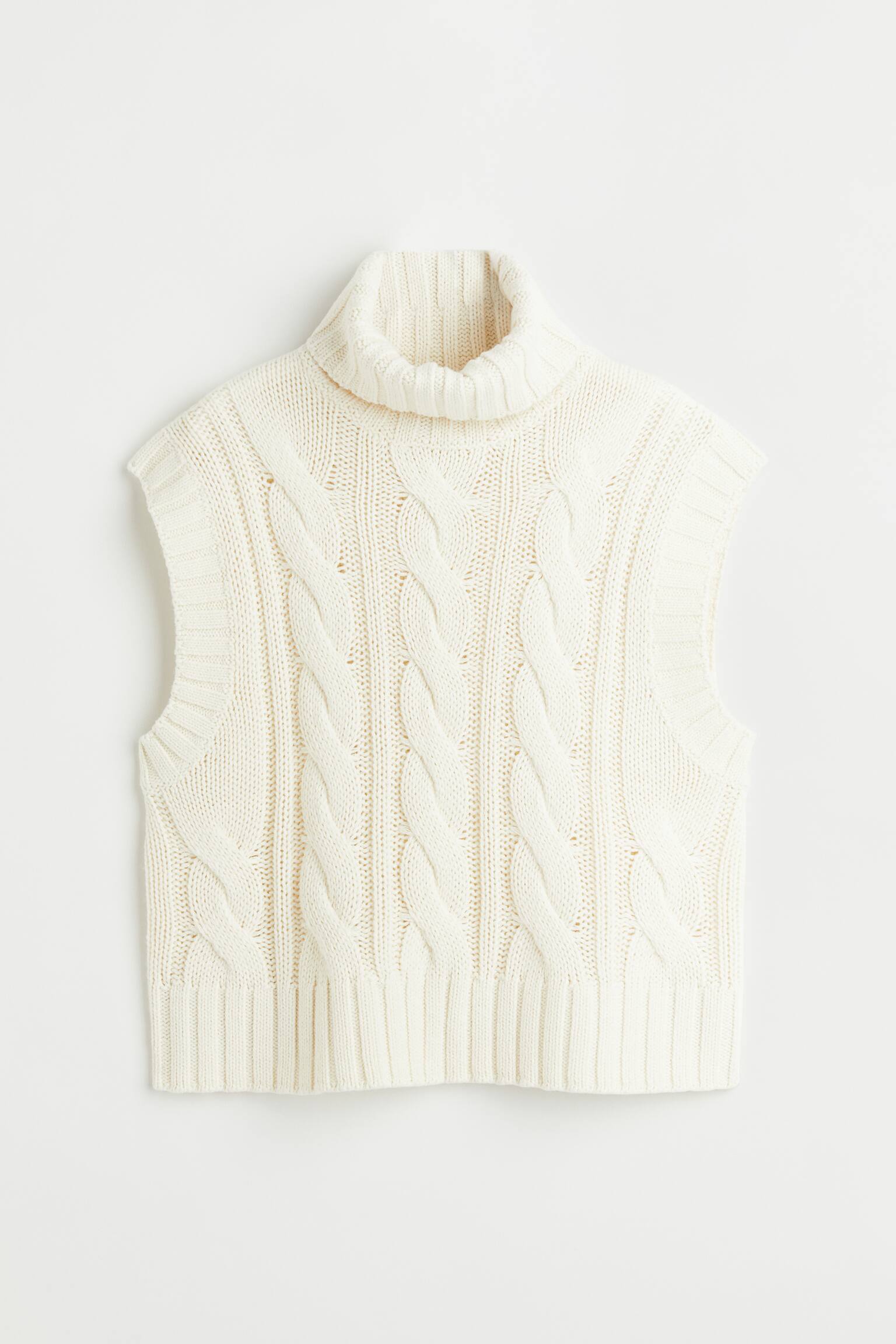 Pullunder mit Rollkragen - Weiß - Ladies | H&M DE