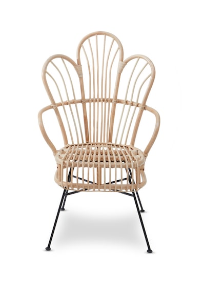 Black And Natural Java Natural Metal Back Chair at H&M Home | H&M GB