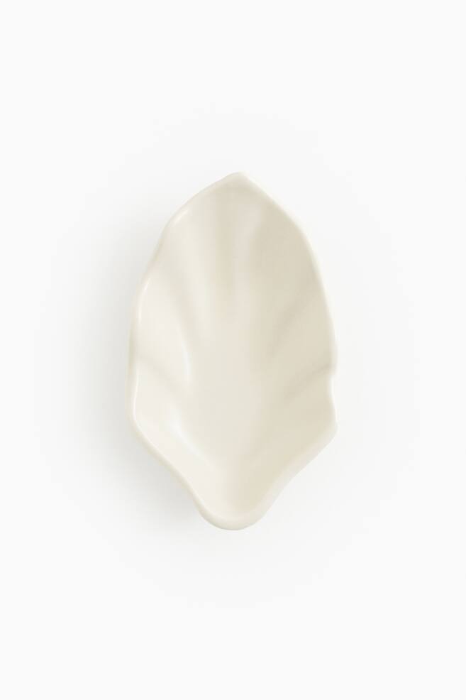 Small Shell-shaped Stoneware Bowl - White - Home All | H&M US