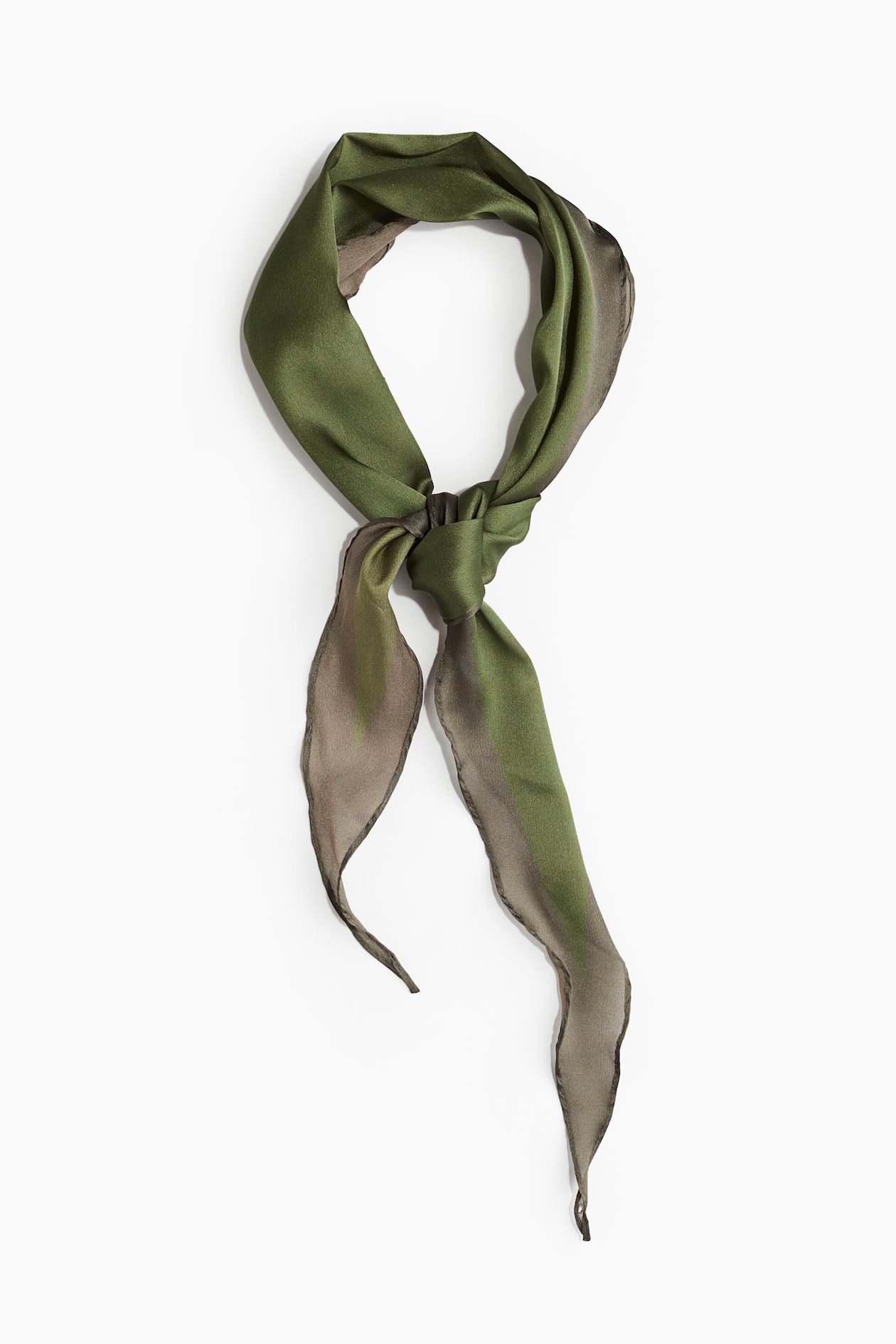 Women's Green/gray Diamond-Shaped Scarf | H&M CA