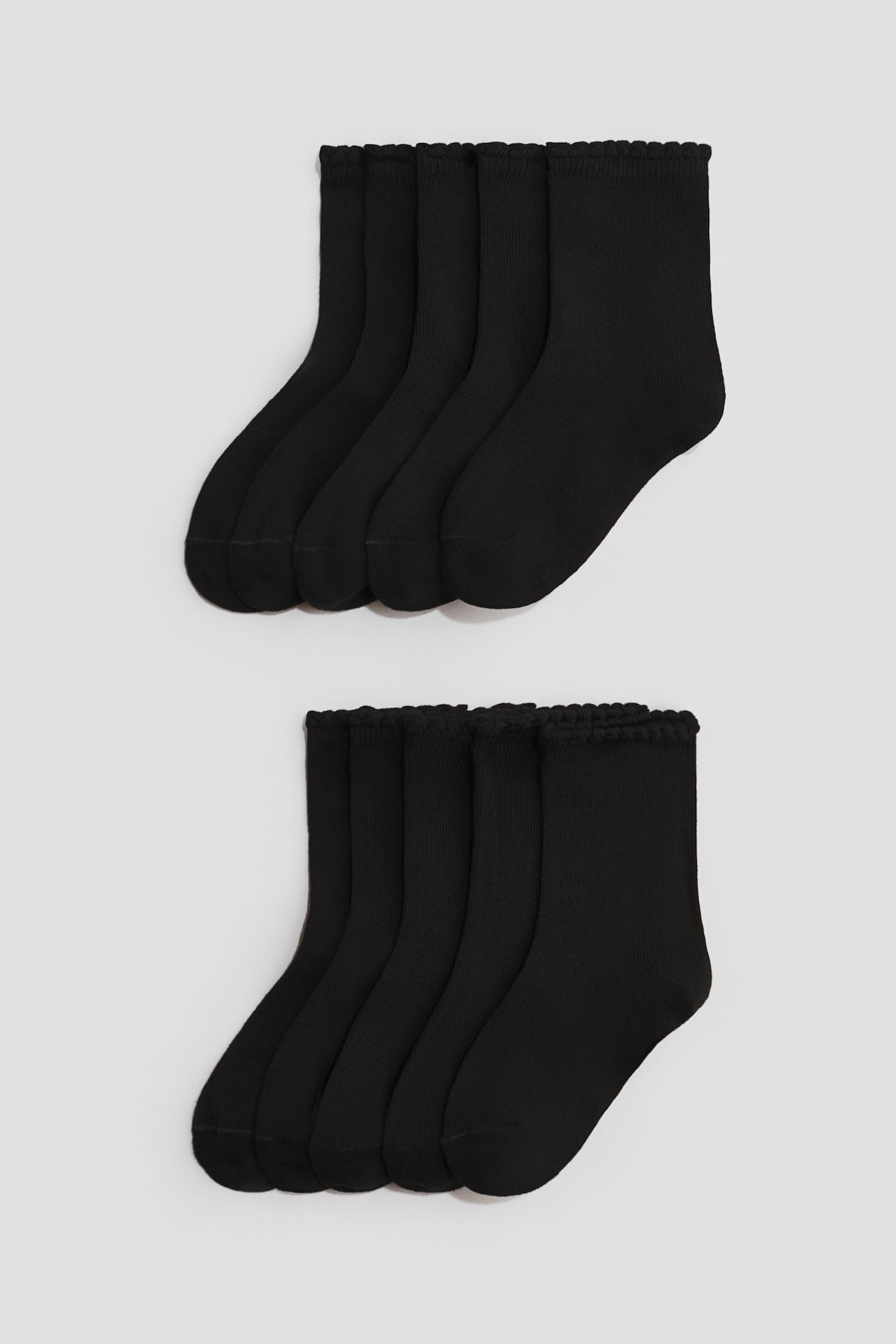 Black 10-Pack Socks for kids | H&M US