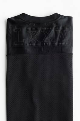 Black Mesh sports top with DryMove™ for kids | H&M IN