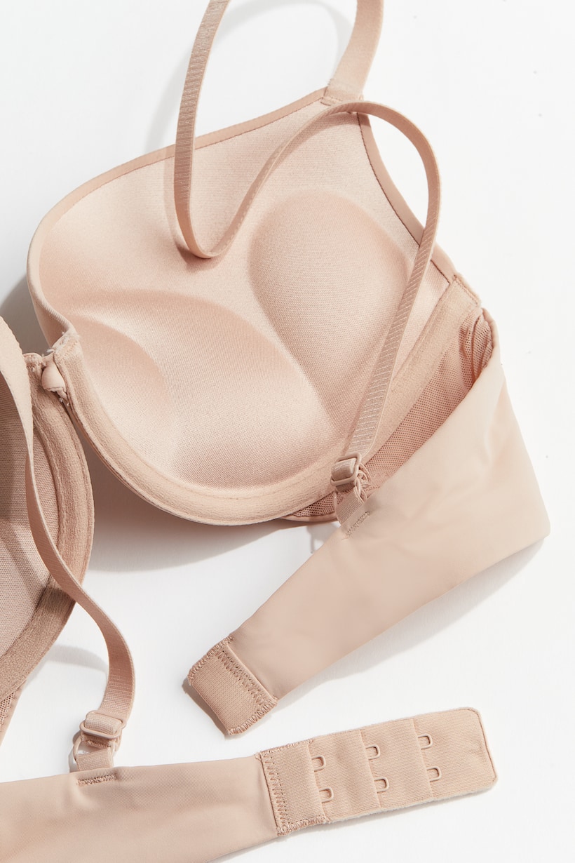 Microfibre super push-up bra - Beige - DAMES | H&M NL