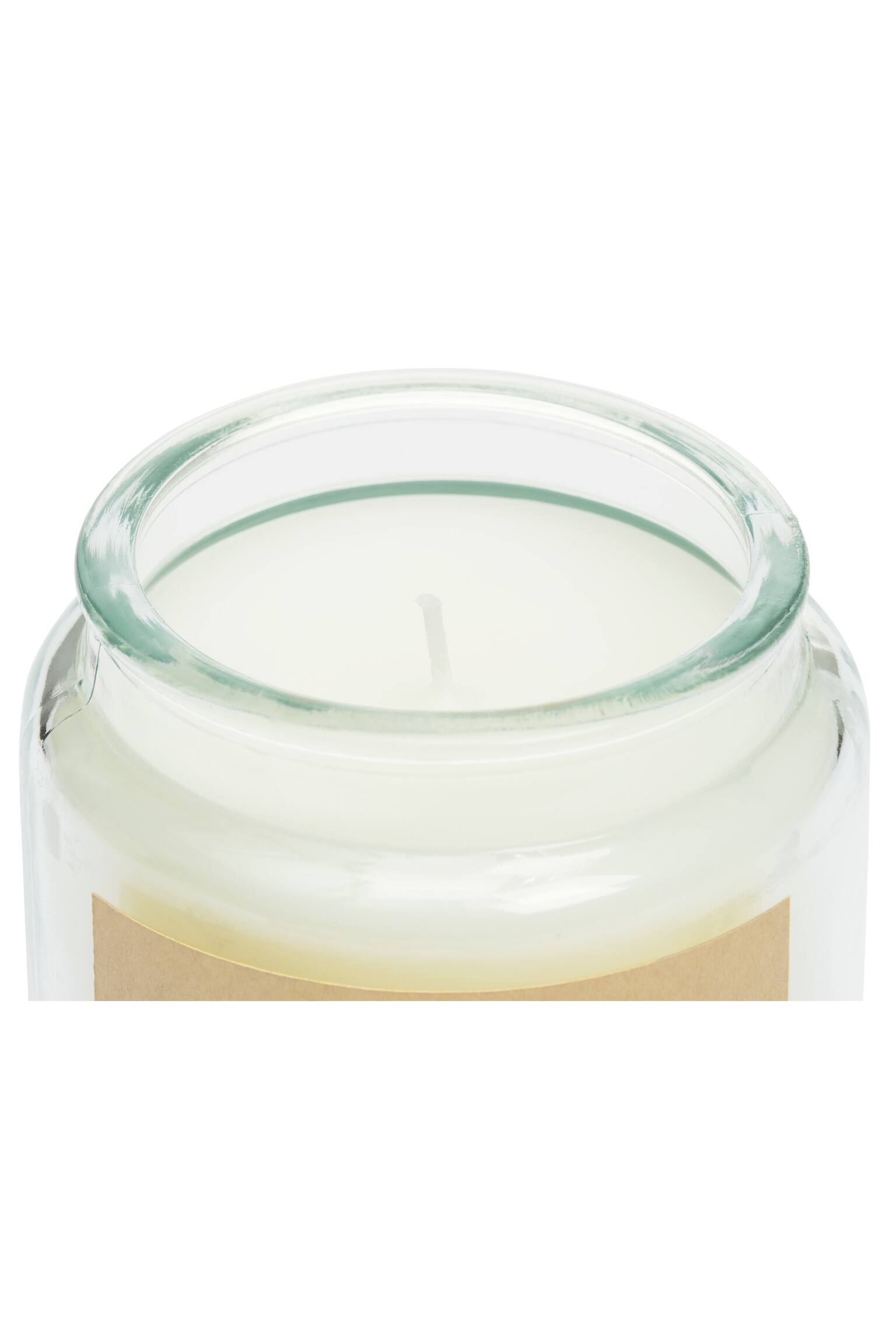 Scented candle in a glass jar - Clear glass/Cotton - Home All | H&M GB