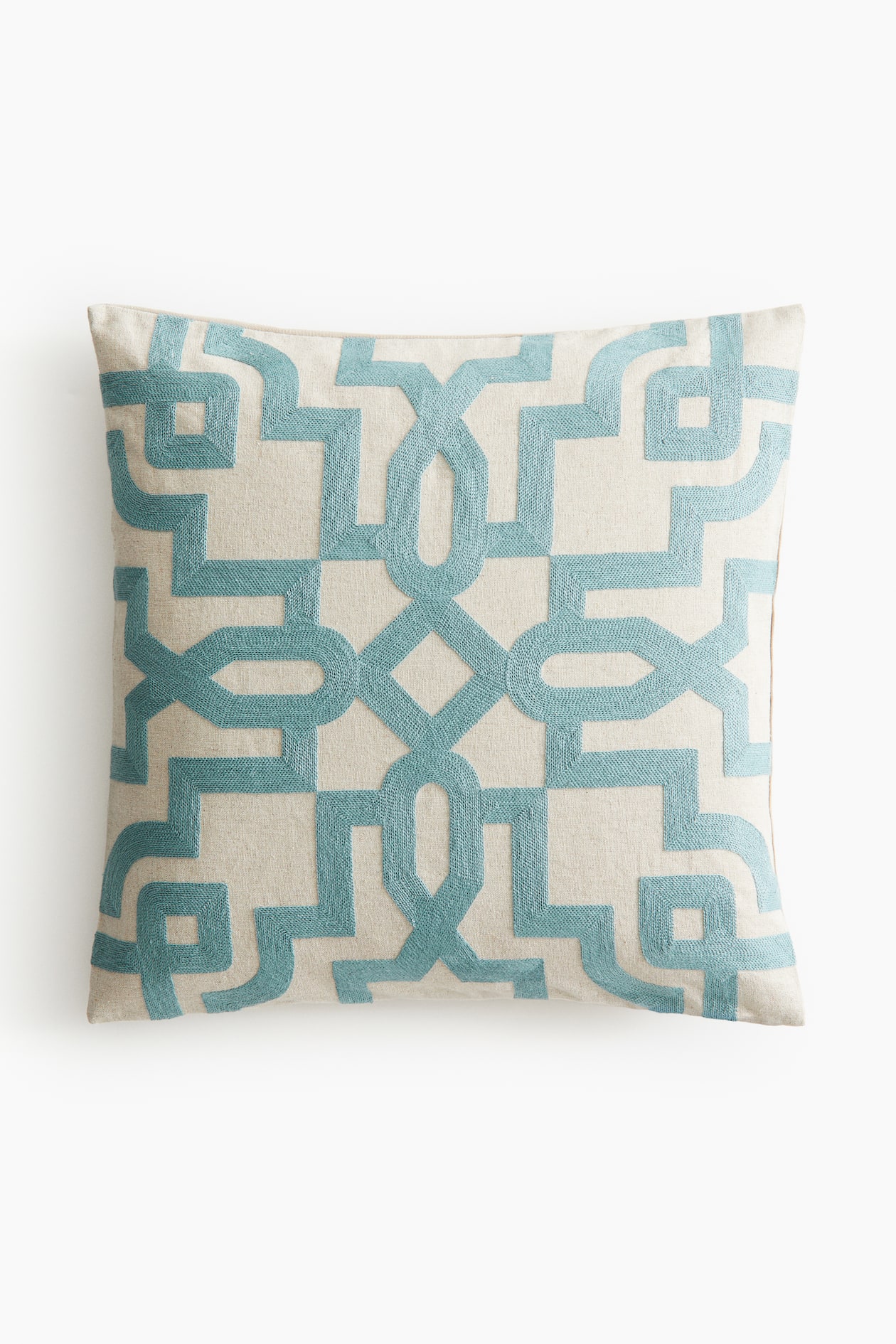 Patterned Cushion Cover - Light blue - Home All | H&M US