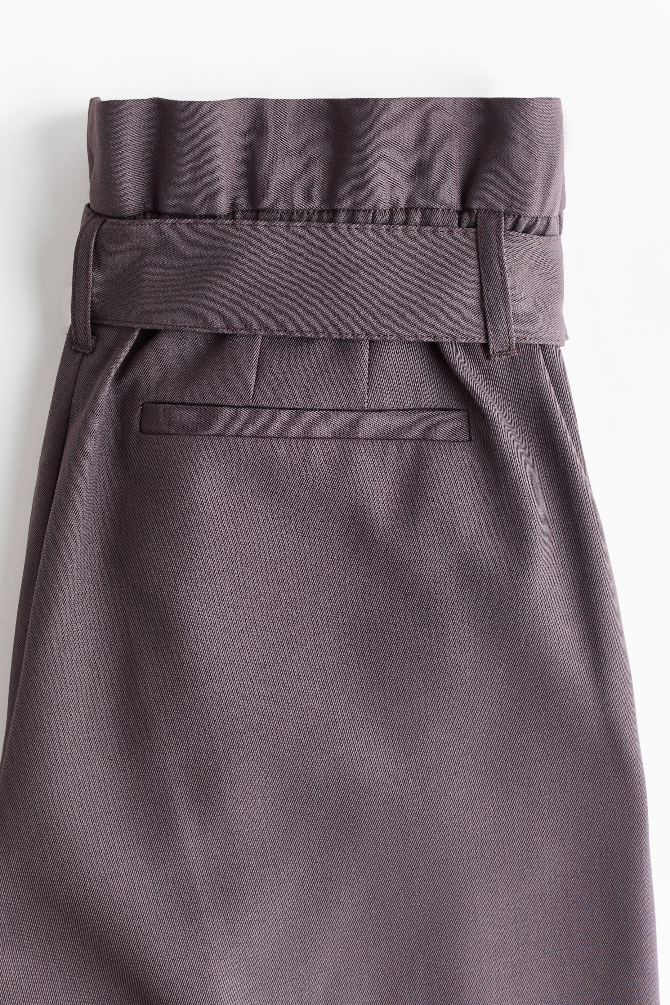 Belted Wool-Blend Pants - Dusty purple - Ladies | H&M US