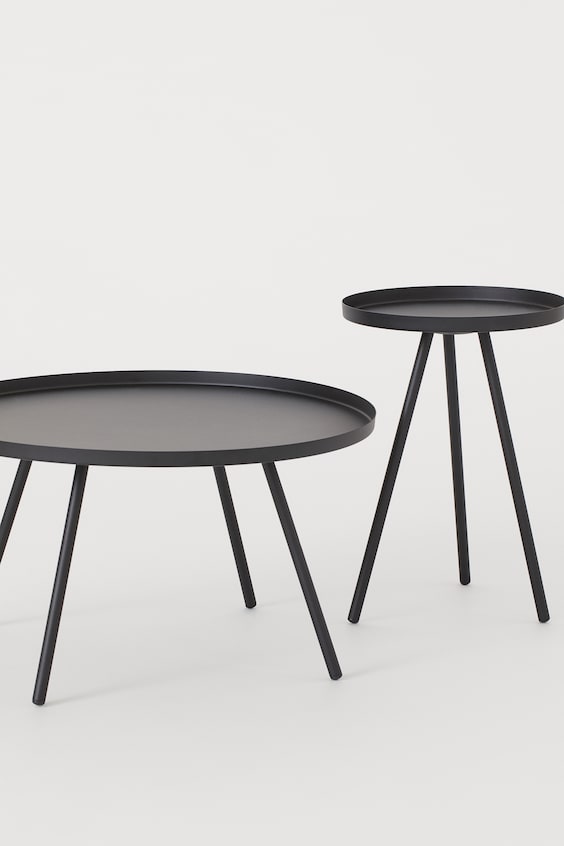 Black Low Side Table at H&M Home | H&M US