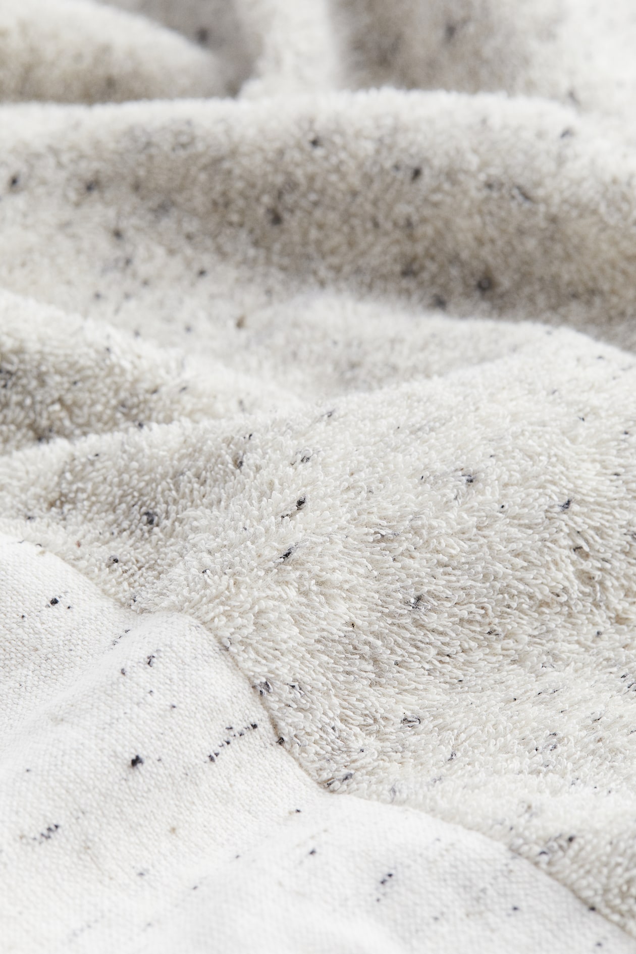 Cotton Bath Towel with Fiber Neps - Light gray/patterned - Home All | H ...