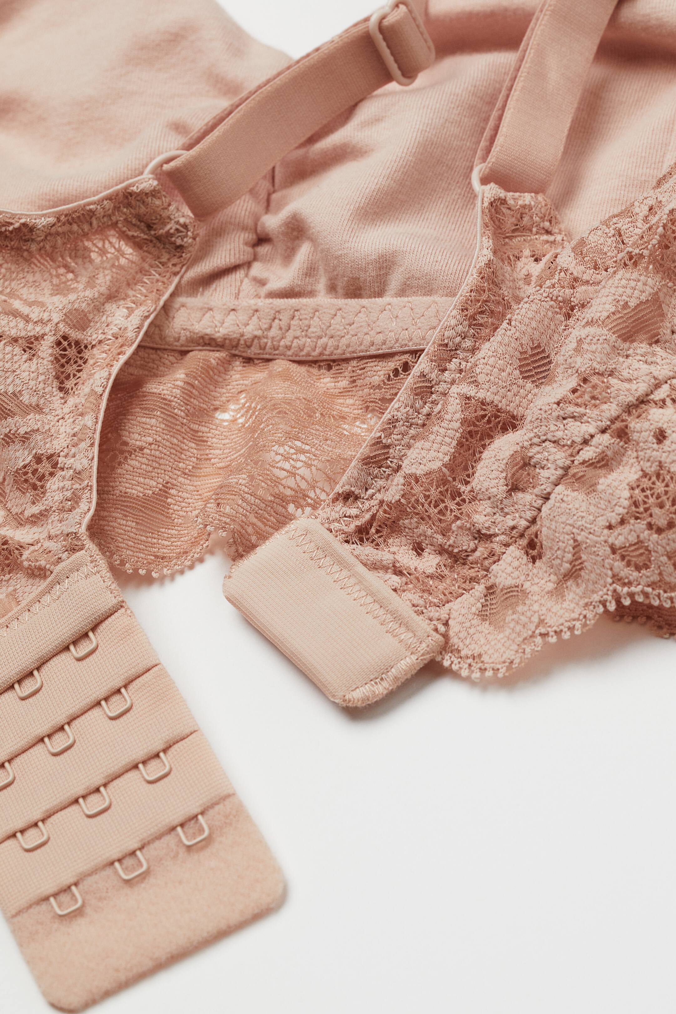 MAMA 2-pack amme-BH i blonde - Kort - Sort/Pudderbeige - DAME | H&M NO