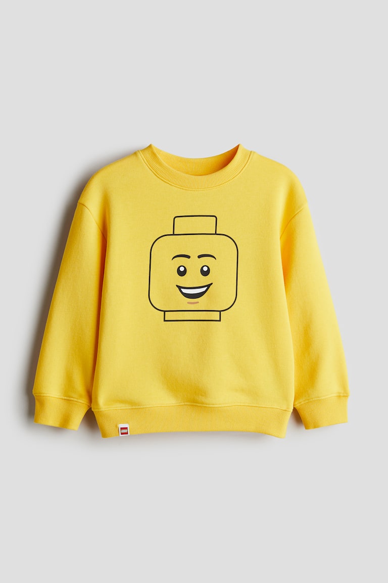 Yellow/LEGO Printed Sweatshirt for kids | H&M CA
