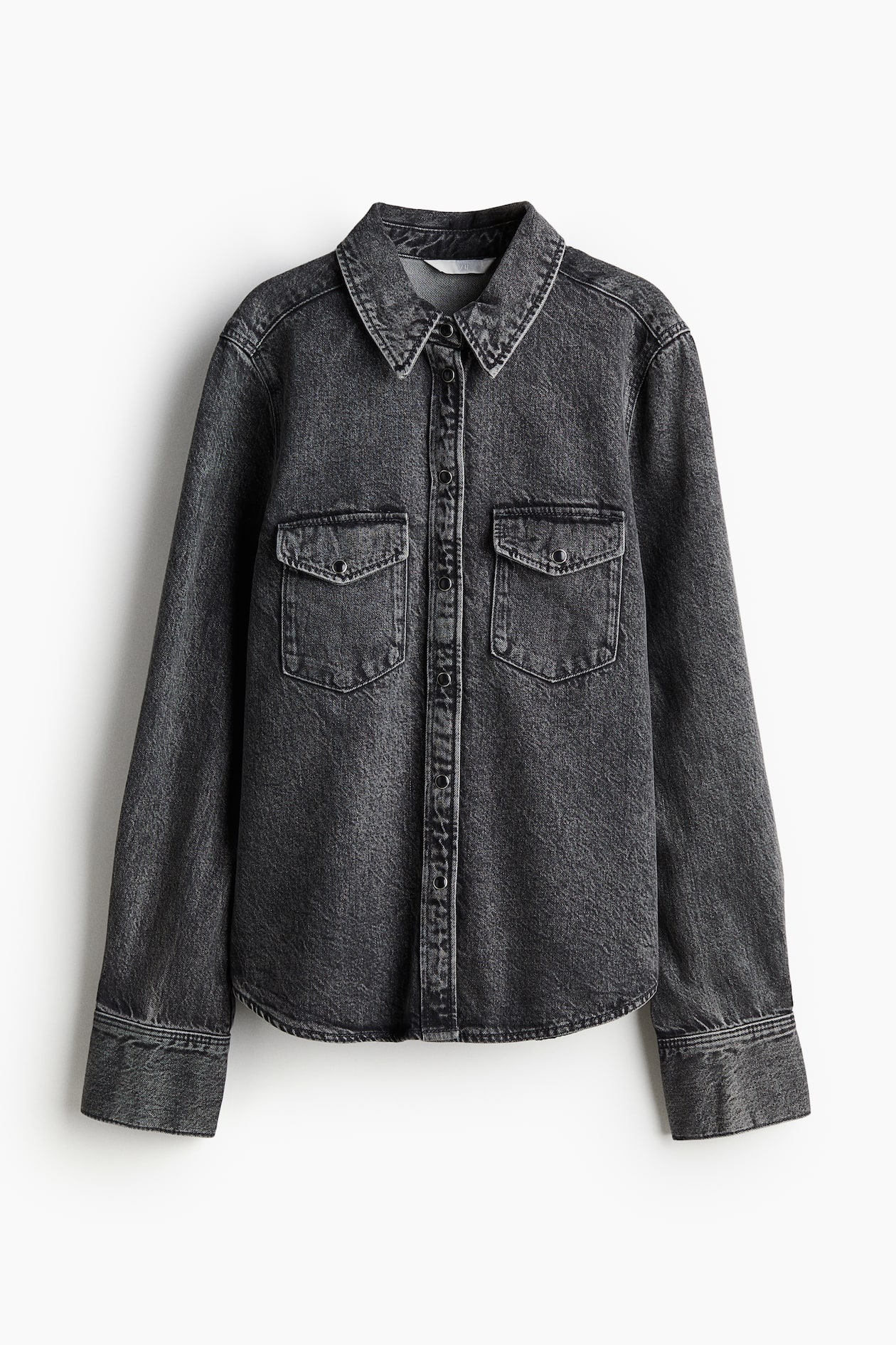 Women's Dark denim grey Denim shirt | H&M GB