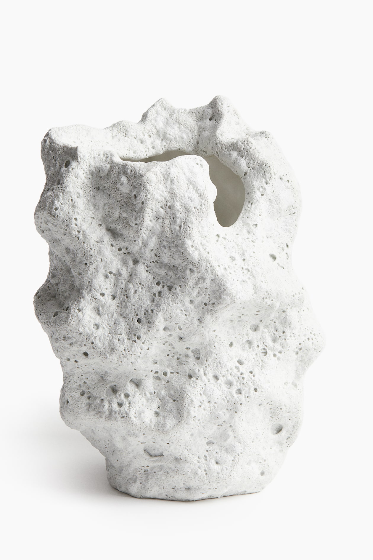 Lava-Stone-Look Vase - White - Home All | H&M US