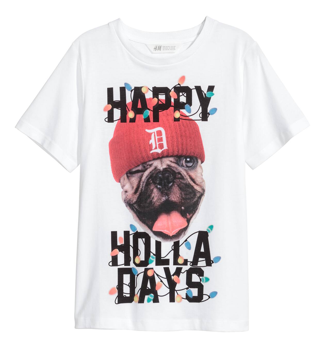Printed T-shirt - Short sleeve - White - Kids | H&M GB