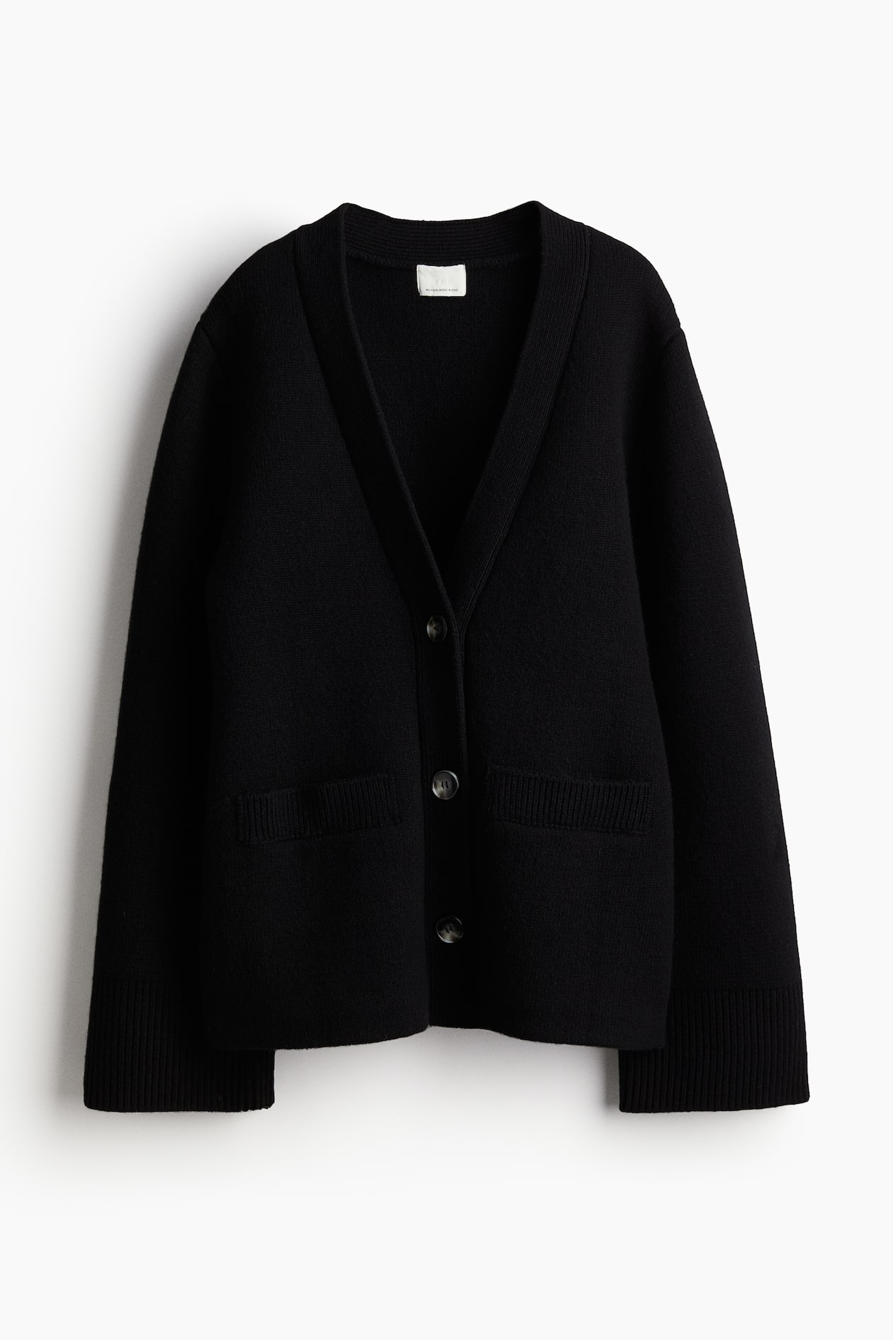 Knit Wool Cardigan - Black - Ladies | H&M US