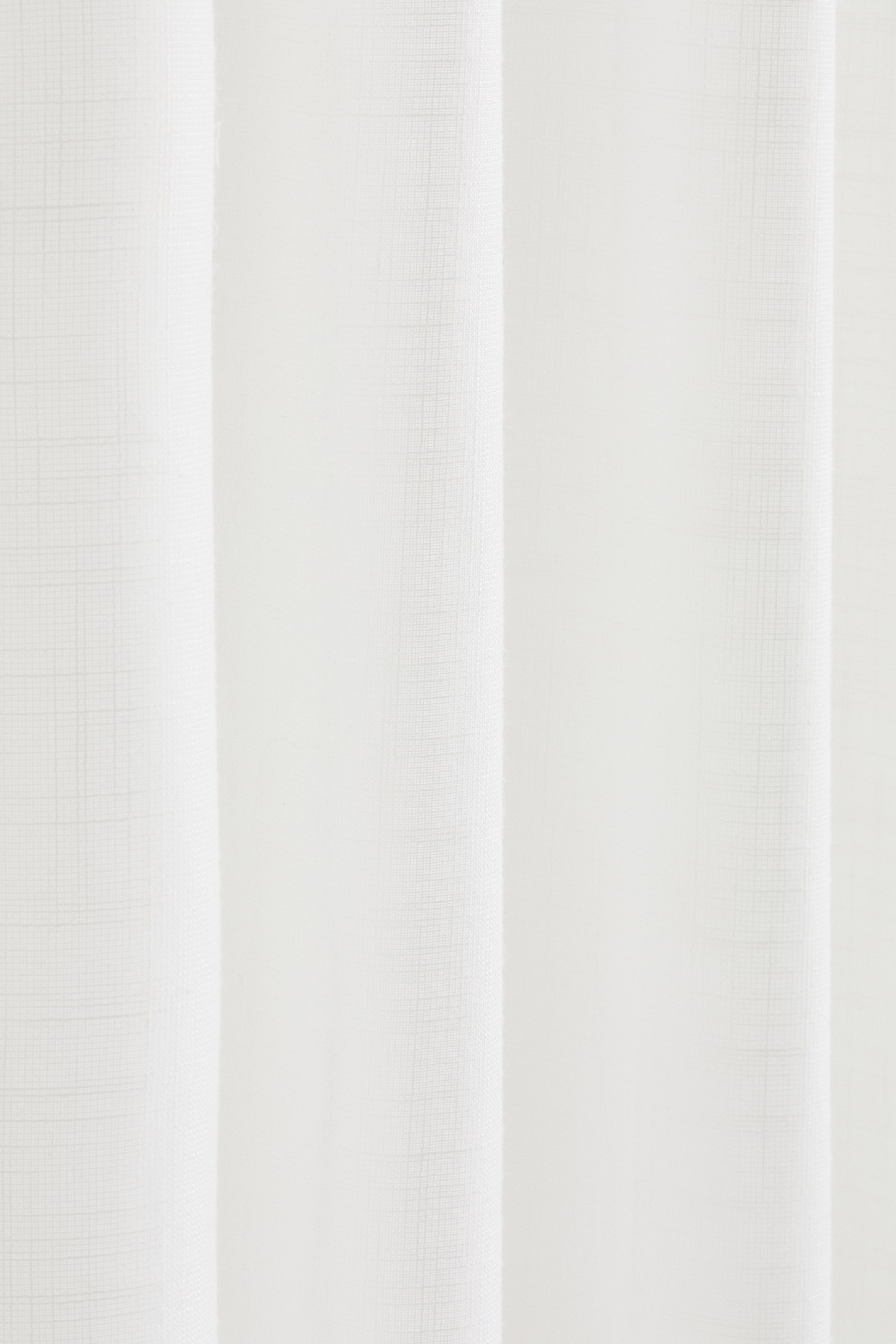 Natural white Single-Pack Slub-Weave Curtain at H&M Home | H&M US