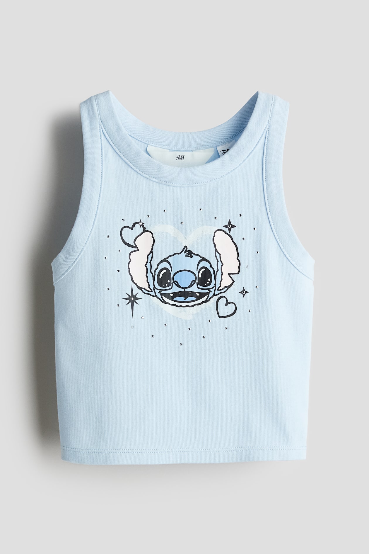 Light blue/Lilo & Stitch Printed Tank Top for kids | H&M CA