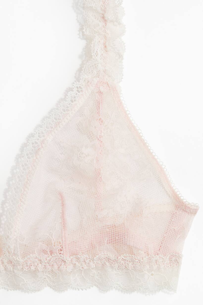 Sostén suave de encaje - Rosa palo - Ladies | H&M MX
