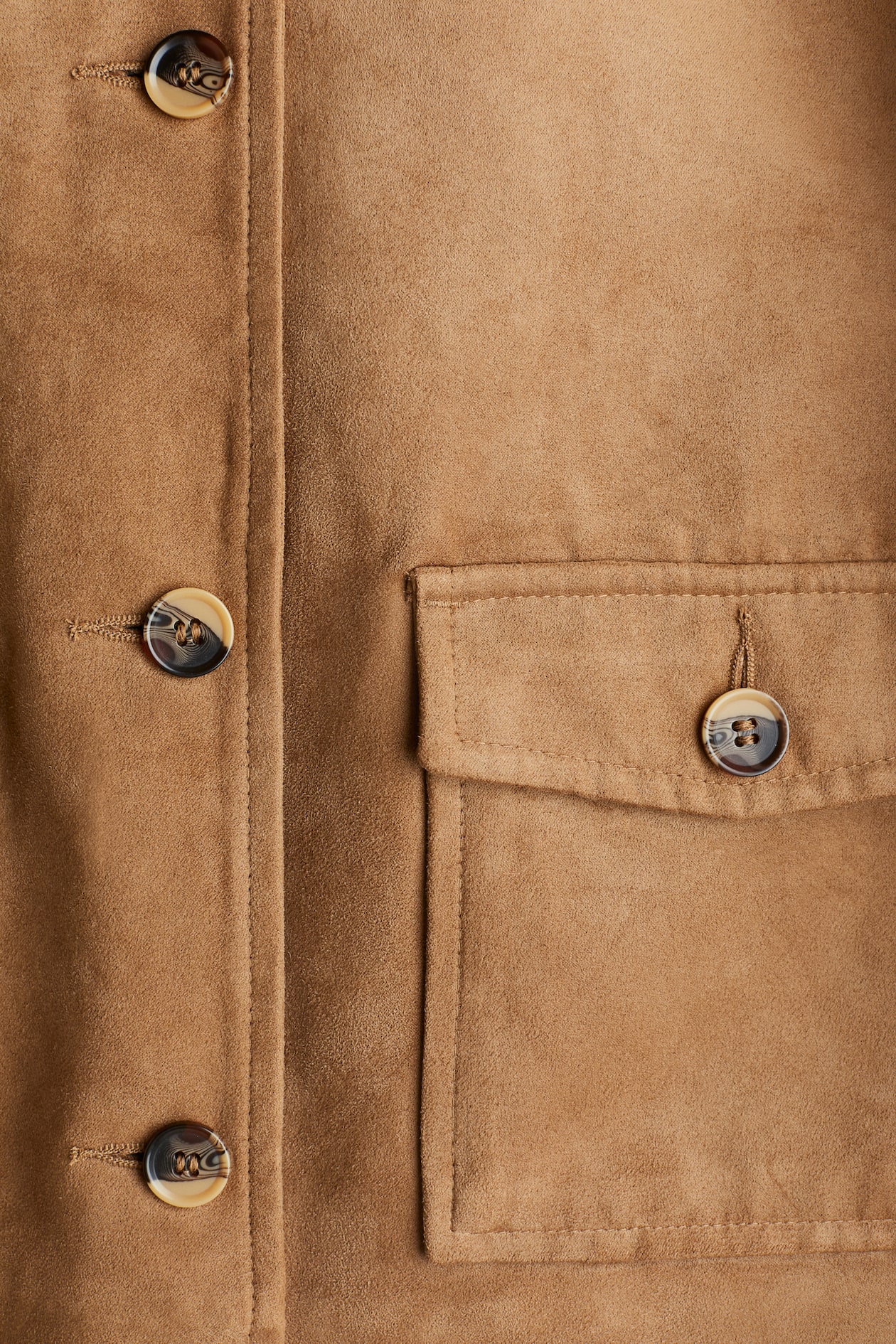 Napped Jacket - Dark beige - Ladies | H&M US