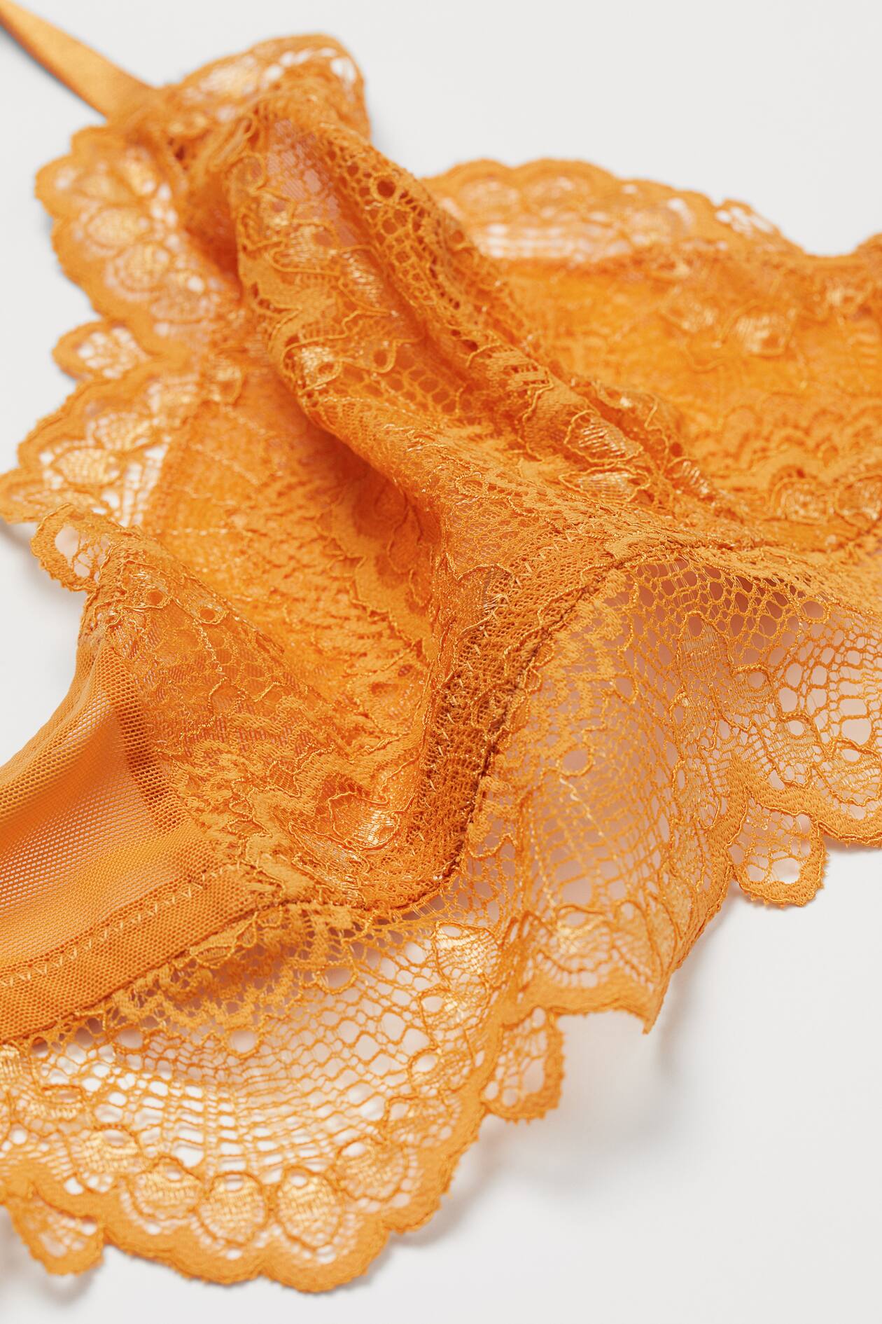 Soft-BH aus Spitze - Orange - Ladies | H&M DE