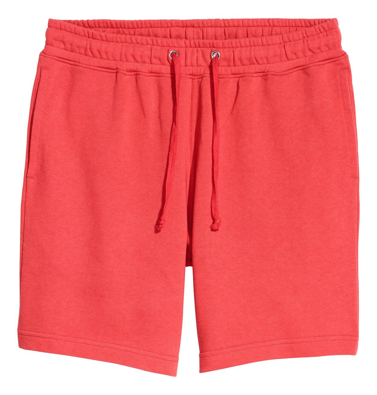 Sweatshirt shorts - Bright red - Men | H&M GB