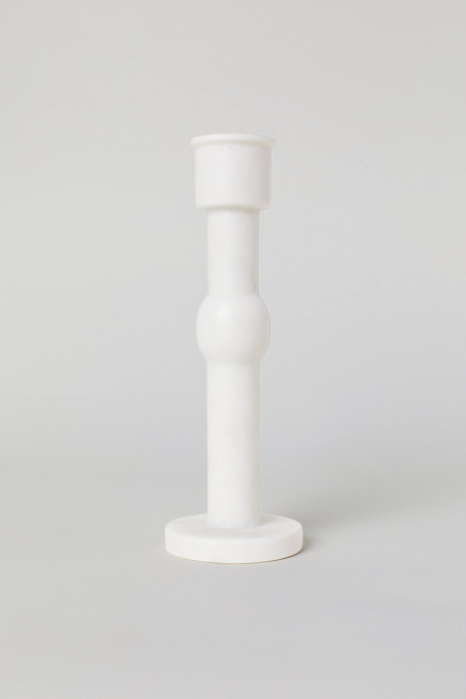 Marble Candlestick - White/marbled - Home All | H&M CA