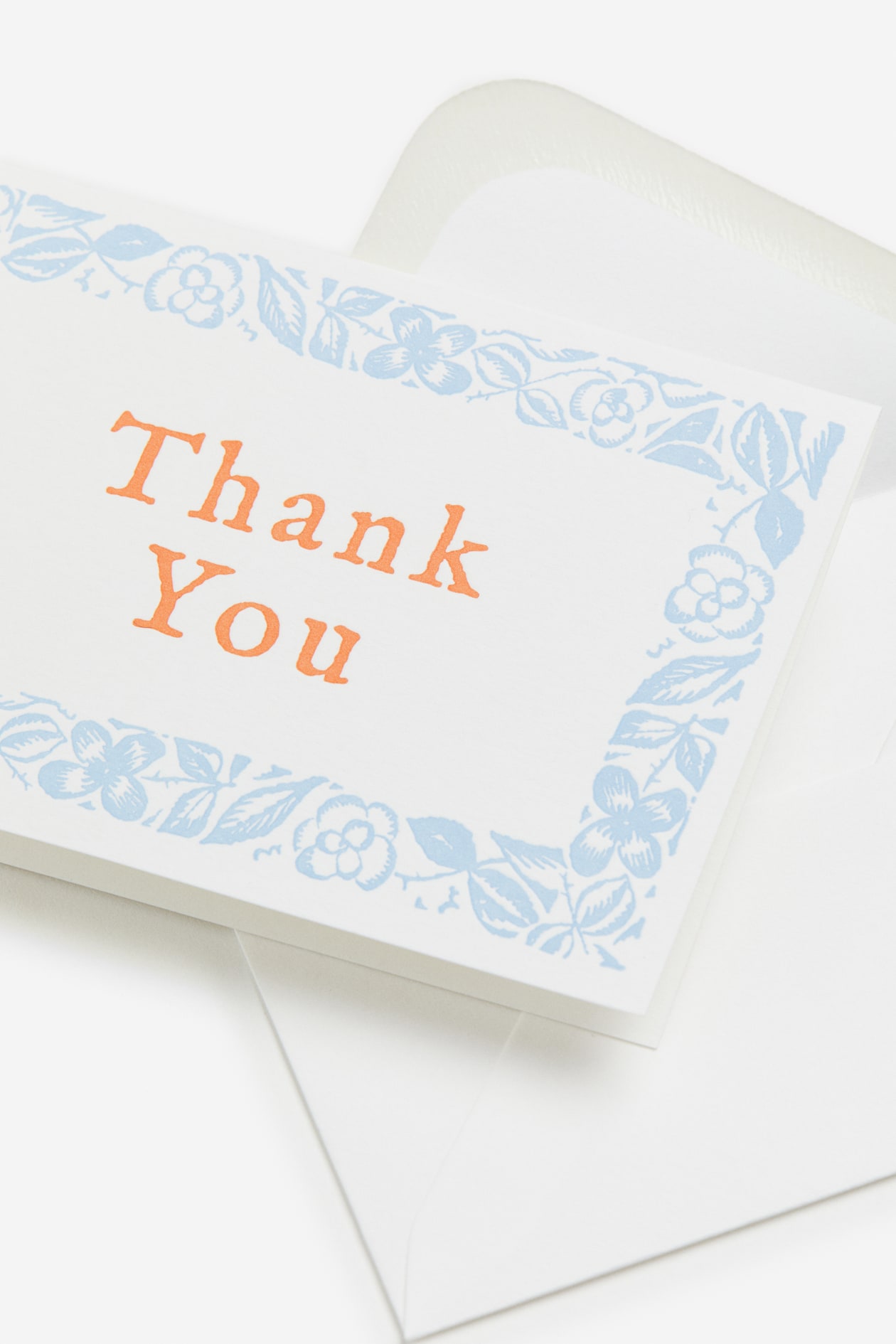 Blue/Floral Small greeting card with envelope at H&M Home | H&M GB