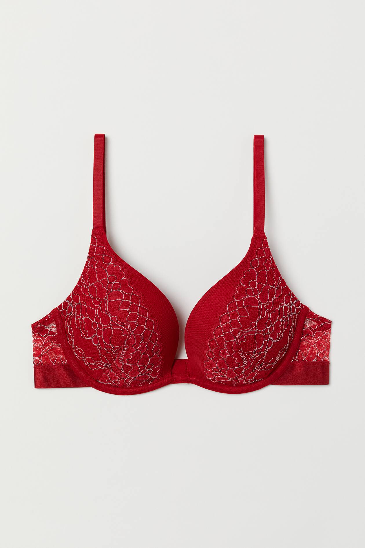 Push up-bh i blonde - Rød - DAME | H&M NO