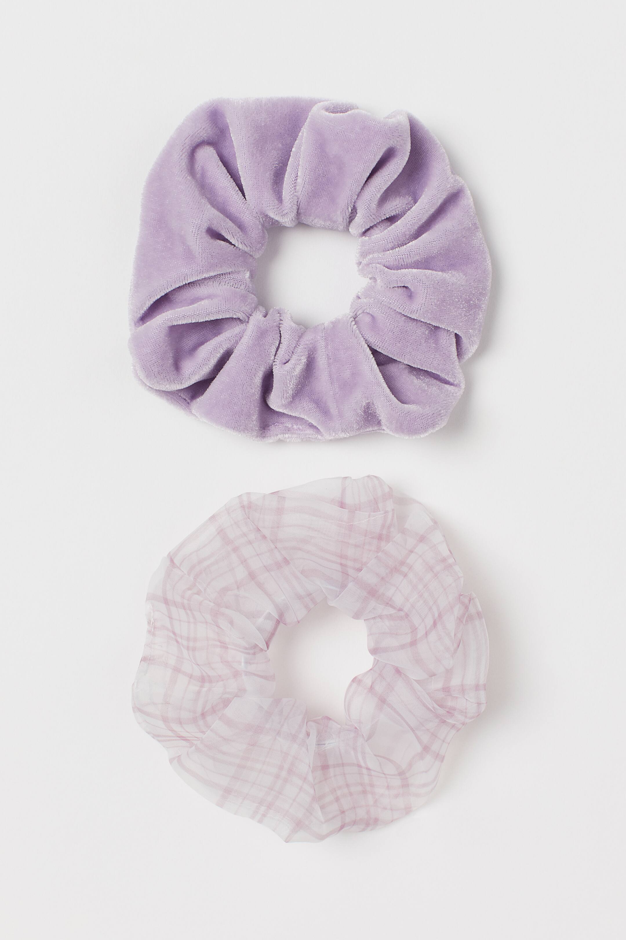 Women's Lavender 2-pack Scrunchies | H&M CA