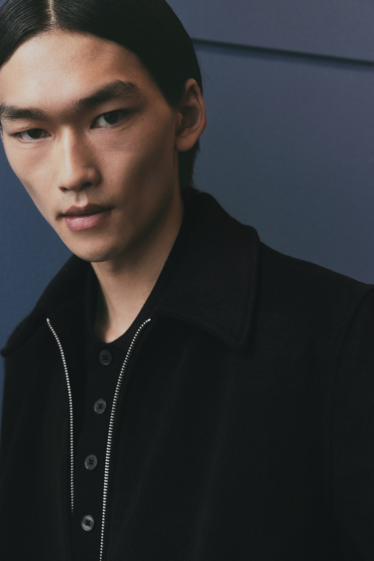 Regular Fit Wool-Blend Shacket - Black - Men | H&M US