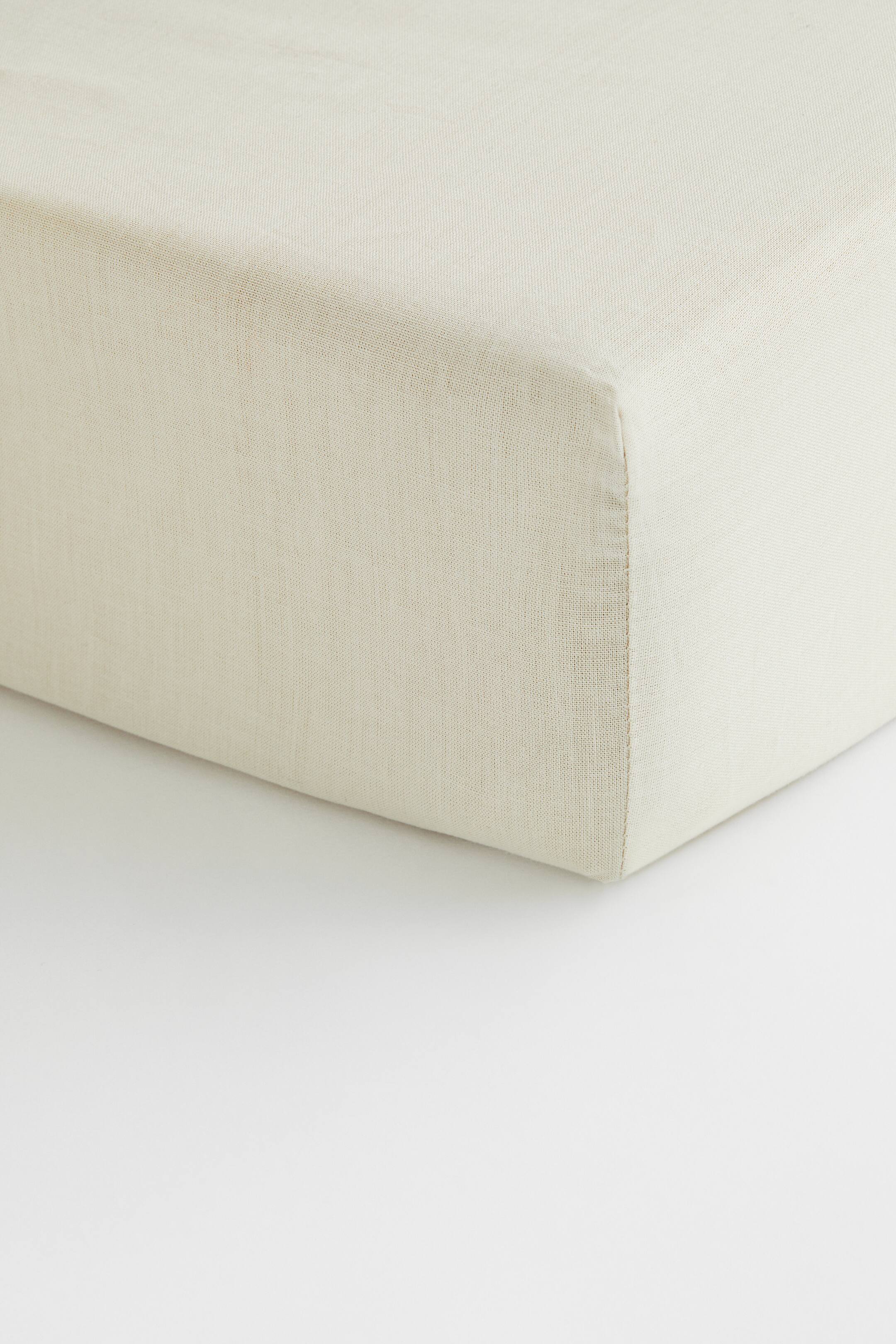 Fitted Crib Sheet - Light beige - Home All | H&M CA