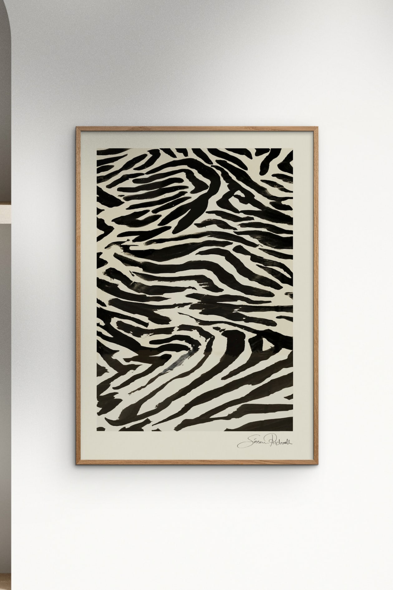 Sissan Richardt - Zebra Study - Wielobarwność - Poster & Frame - HOME ...