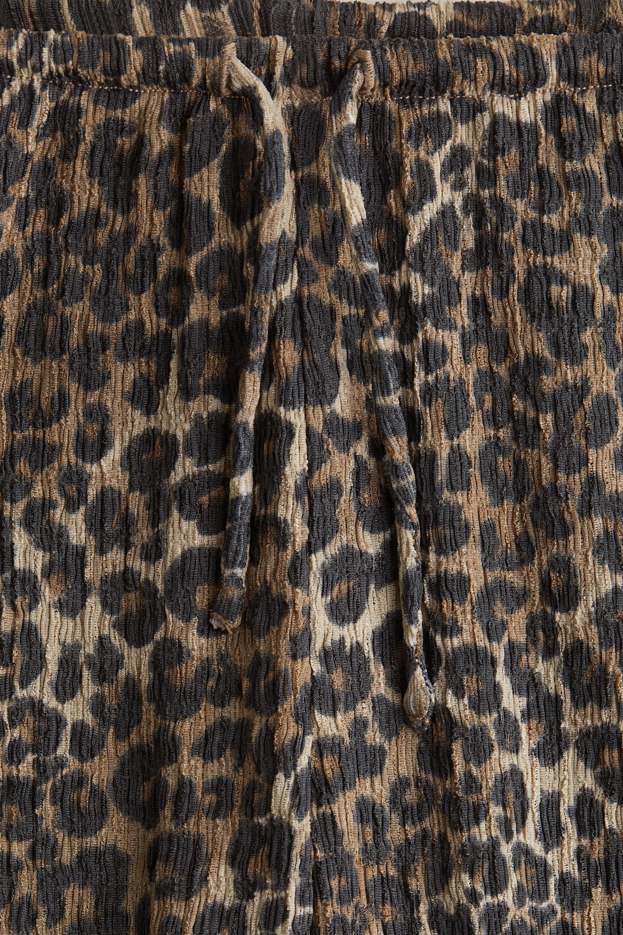 Textured Jersey Pants - Beige/leopard print - Kids | H&M US