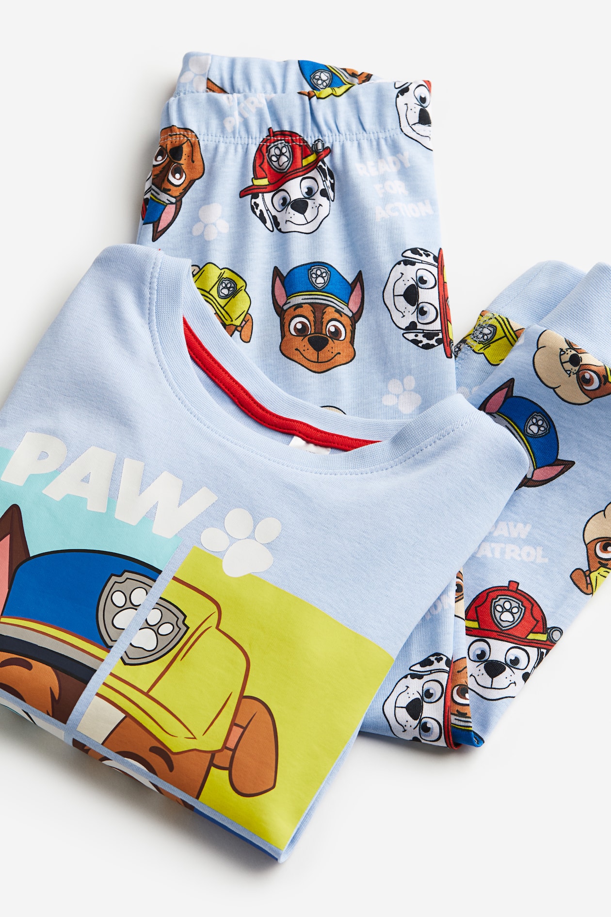 Printed pyjamas - Light blue/Paw Patrol - Kids | H&M GB