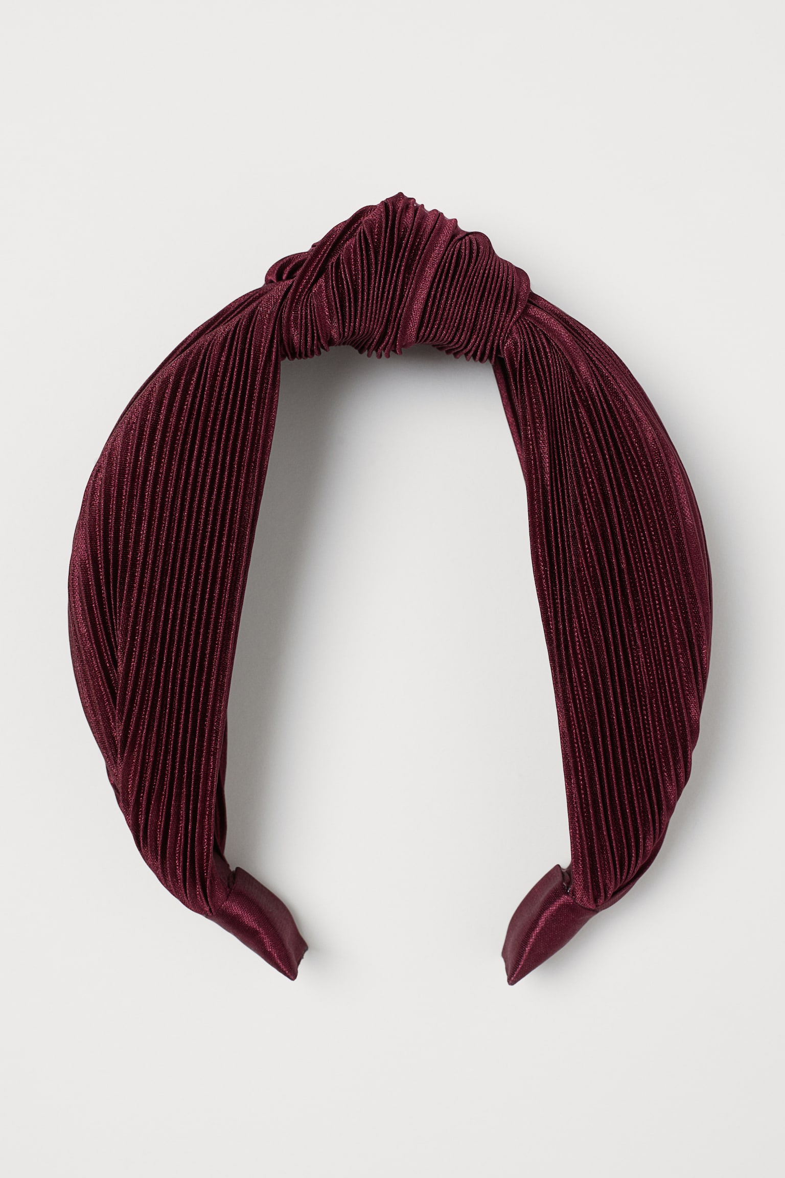 Alice band with a knot detail - Burgundy - Ladies | H&M GB