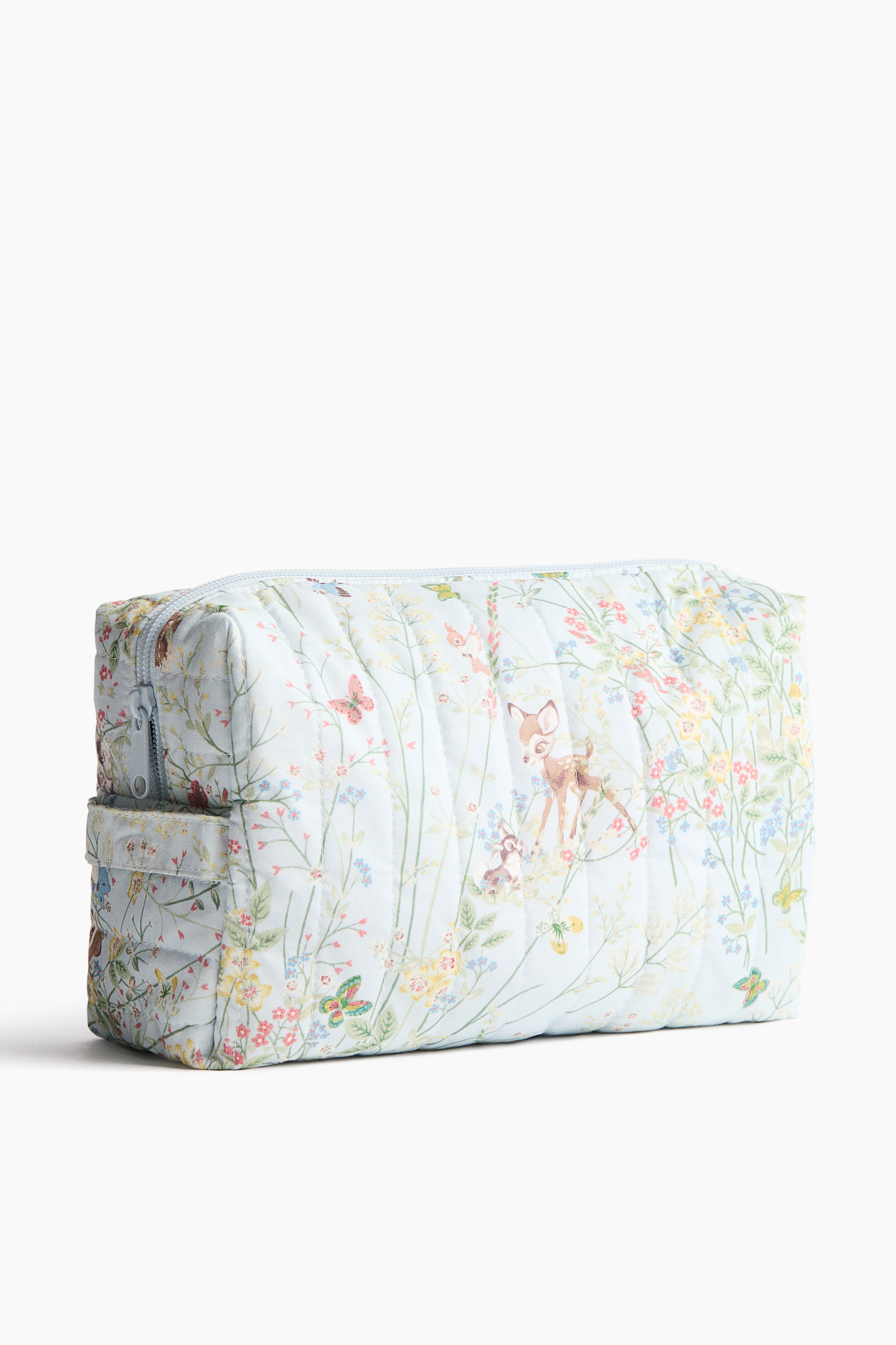 Quilted Cotton Diaper Bag - Light blue/Bambi - Home All | H&M US