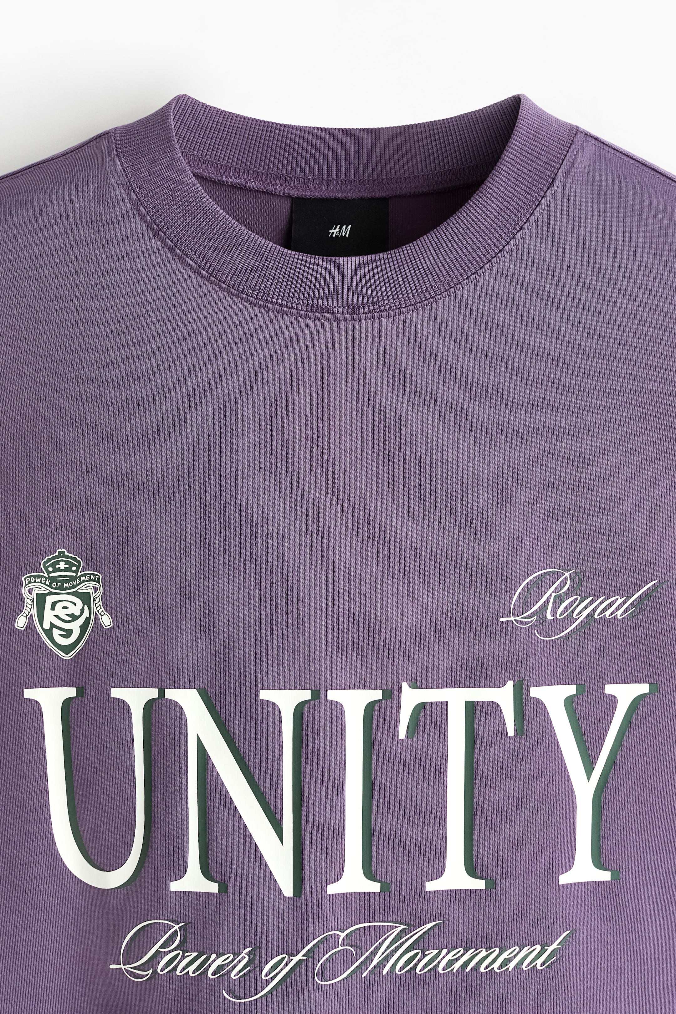 Loose Fit Printed T-shirt - Purple/Unity - Men | H&M HK