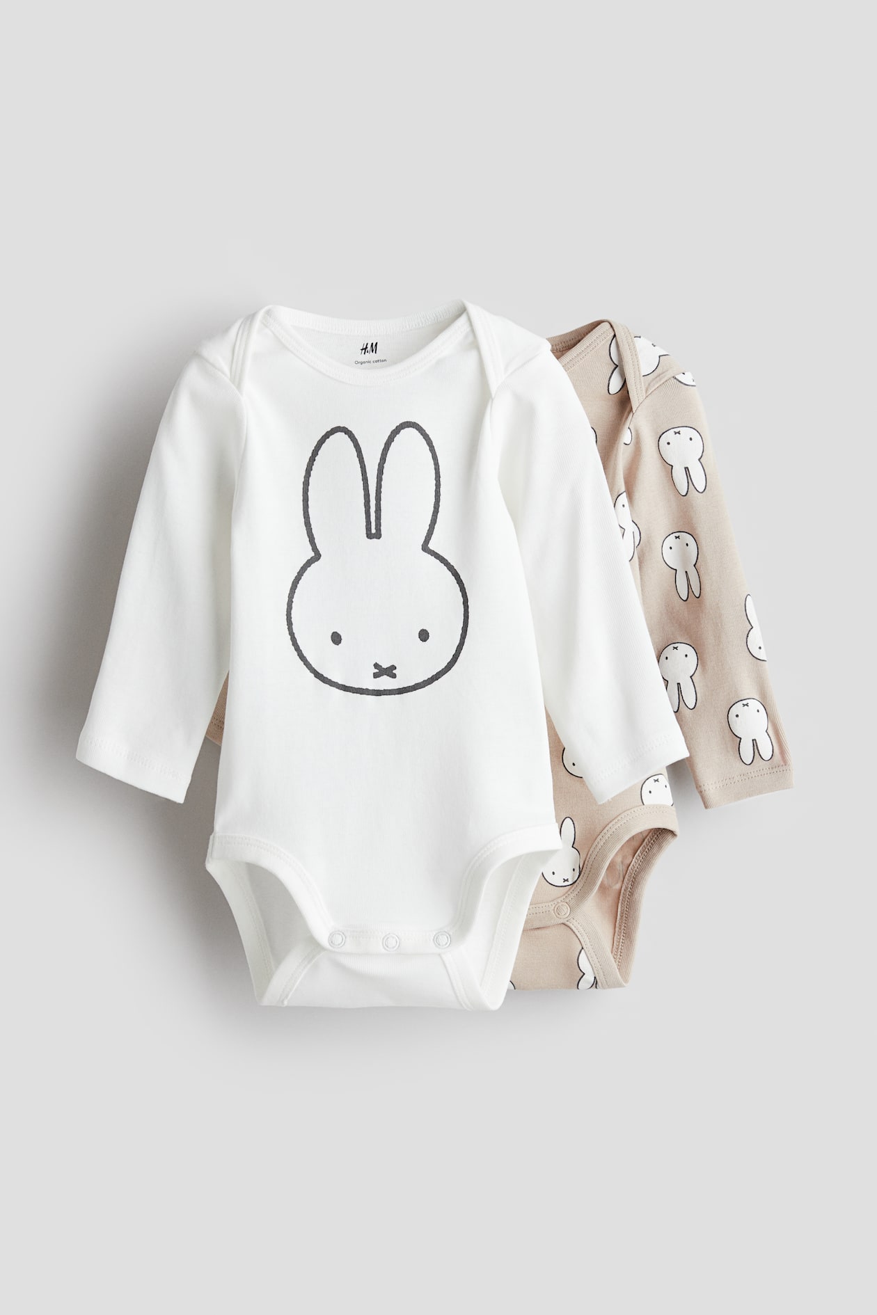 2'li Uzun Kollu Body - Beyaz/Miffy - ÇOCUK | H&M TR