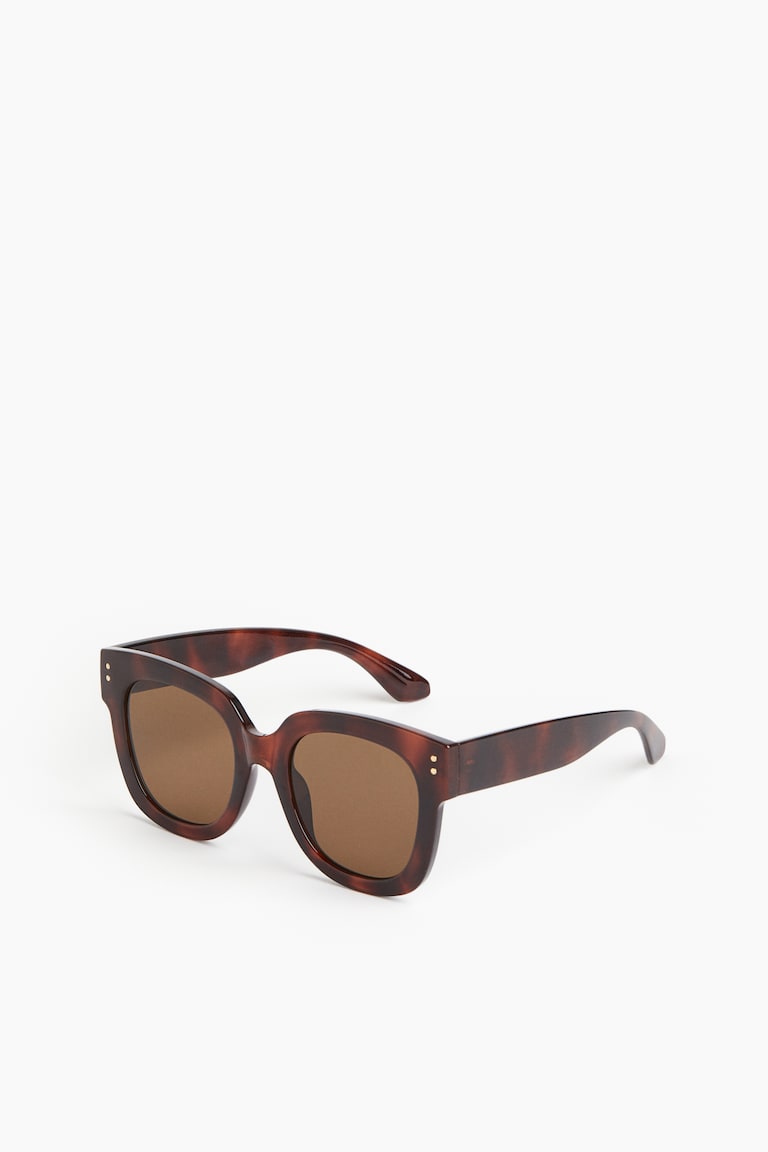 Square Sunglasses - Brown/tortoiseshell-patterned - Ladies | H&M US