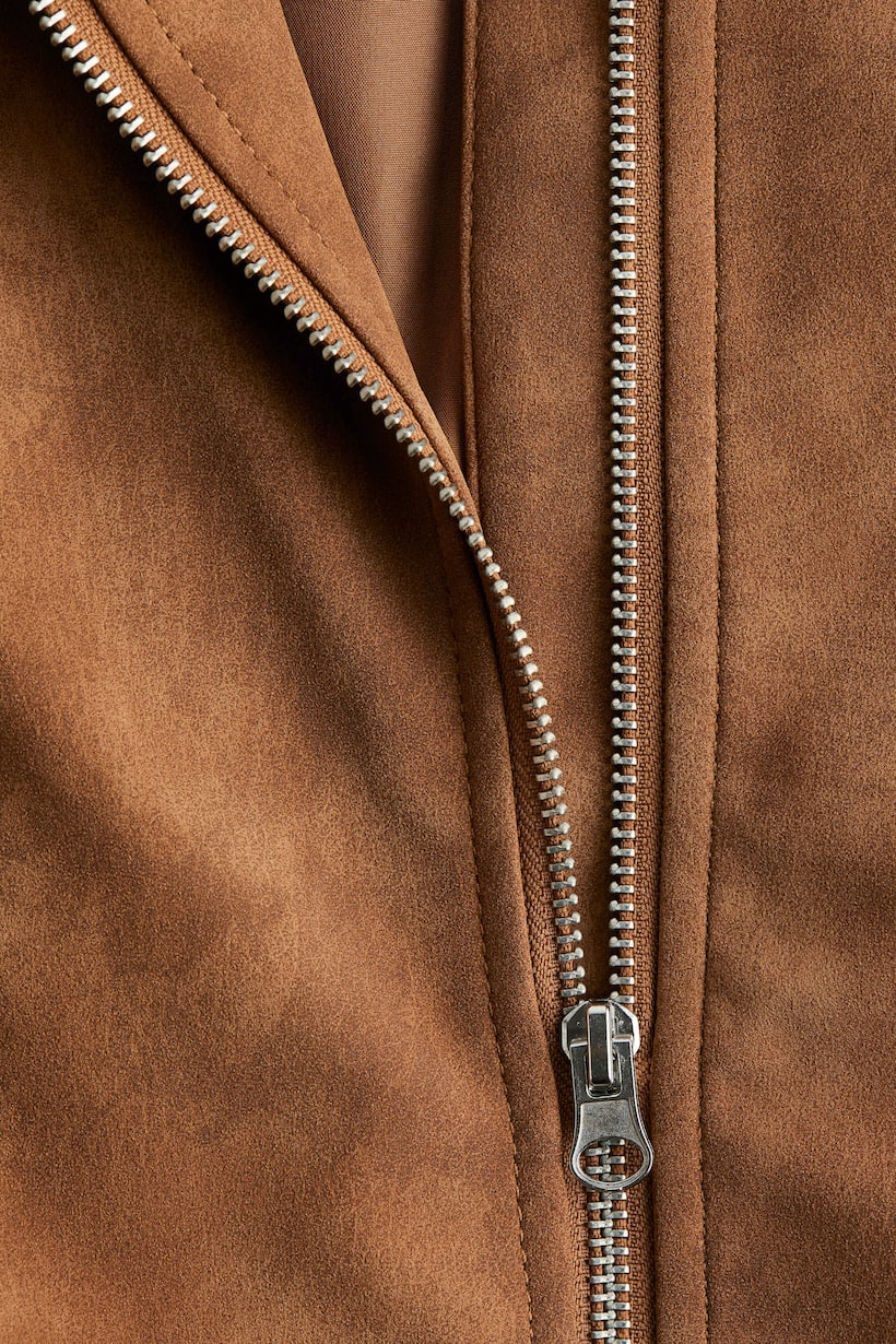 Napped jacket - Dark beige - Ladies | H&M GB