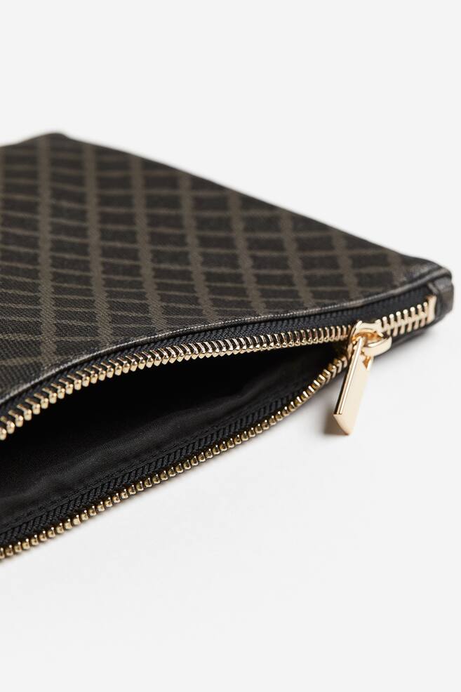 Quilted Pouch Bag - Brown/patterned - Ladies | H&M CA