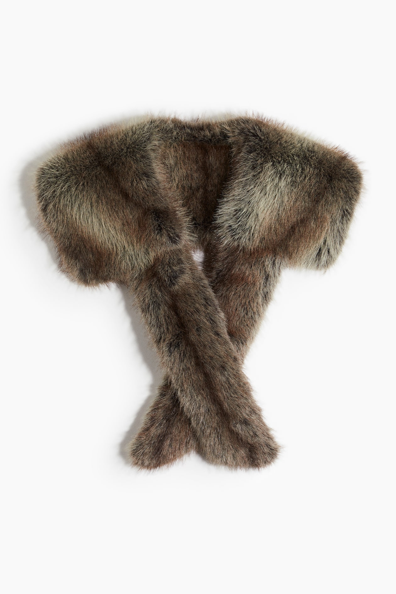 Fluffy Collar - Dark brown - Ladies | H&M US