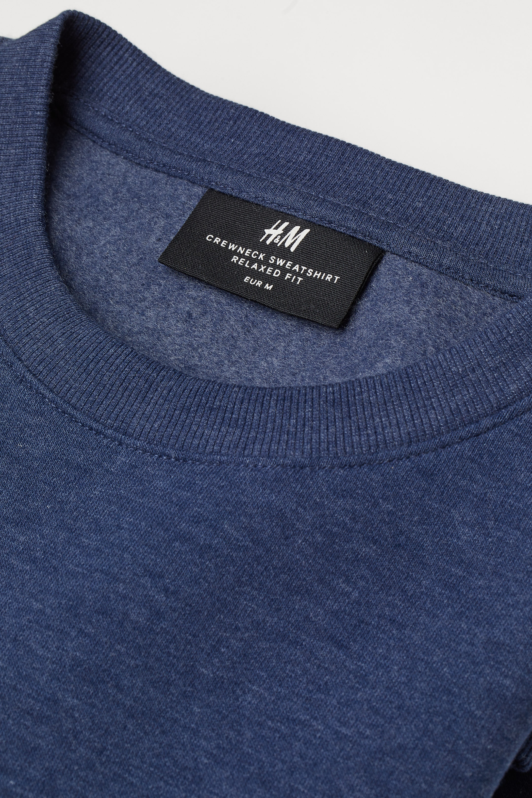 Sweatshirt Relaxed Fit - Dark blue marl - Men | H&M RS
