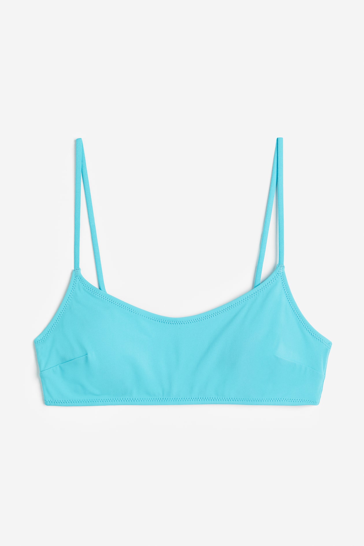 Women's Turquoise Padded bikini top | H&M SG